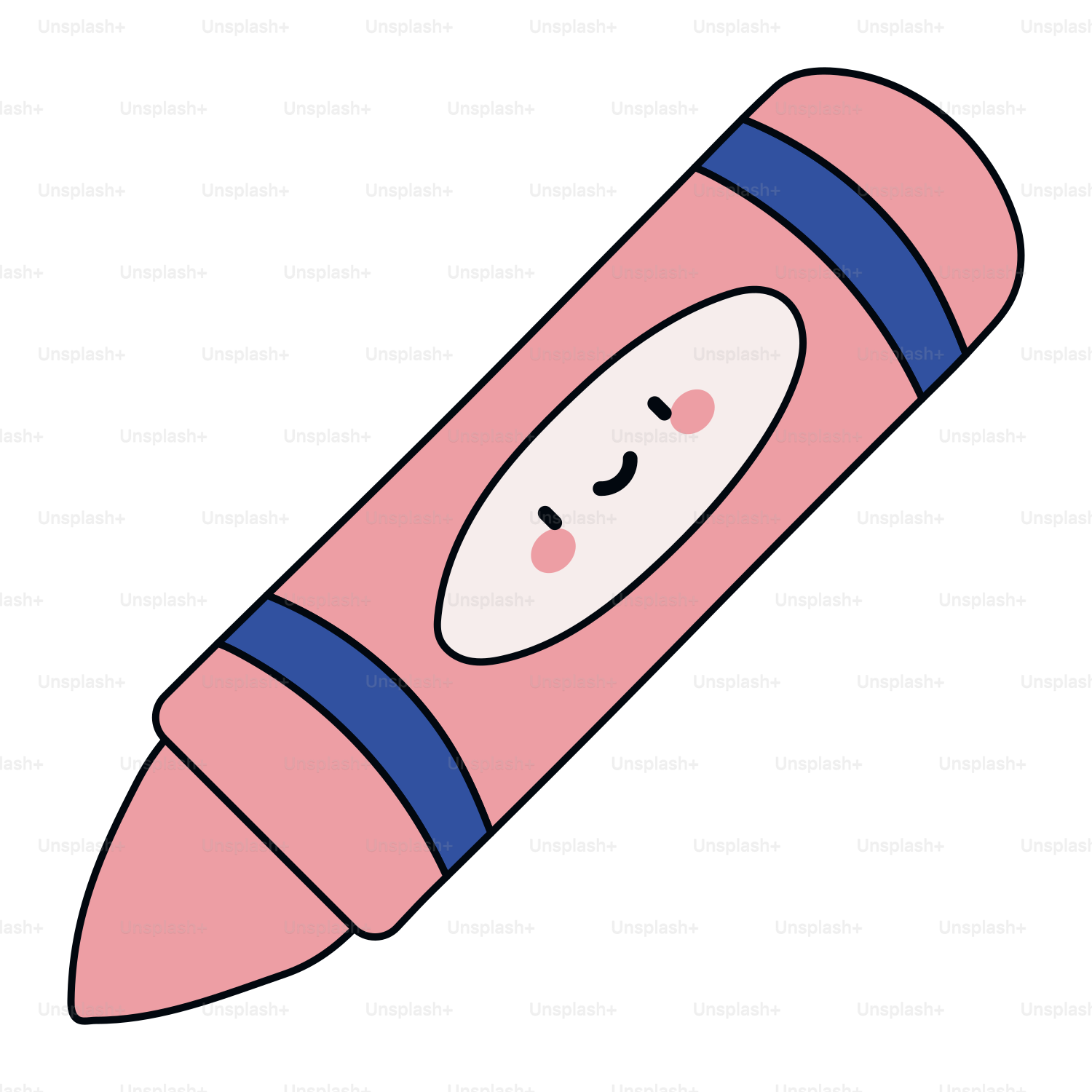 Un lápiz rosa con una raya azul vector – Imagen de Colorante en Unsplash