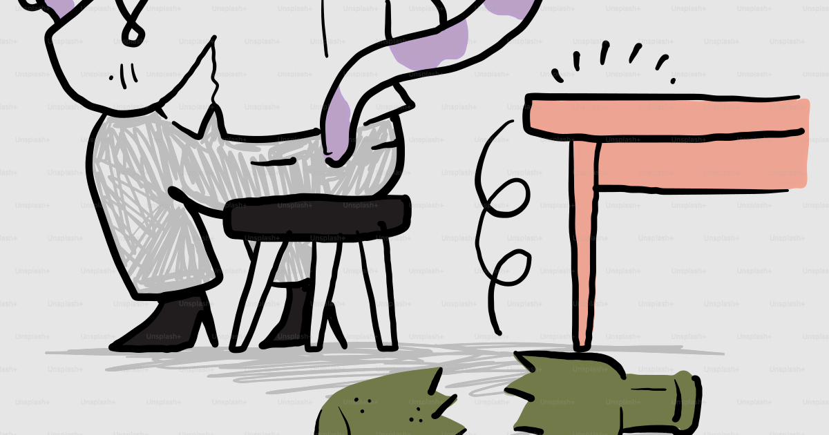 Un Dibujo De Un Gato Sentado En Un Escritorio Vector Imagen De Mesa En Unsplash