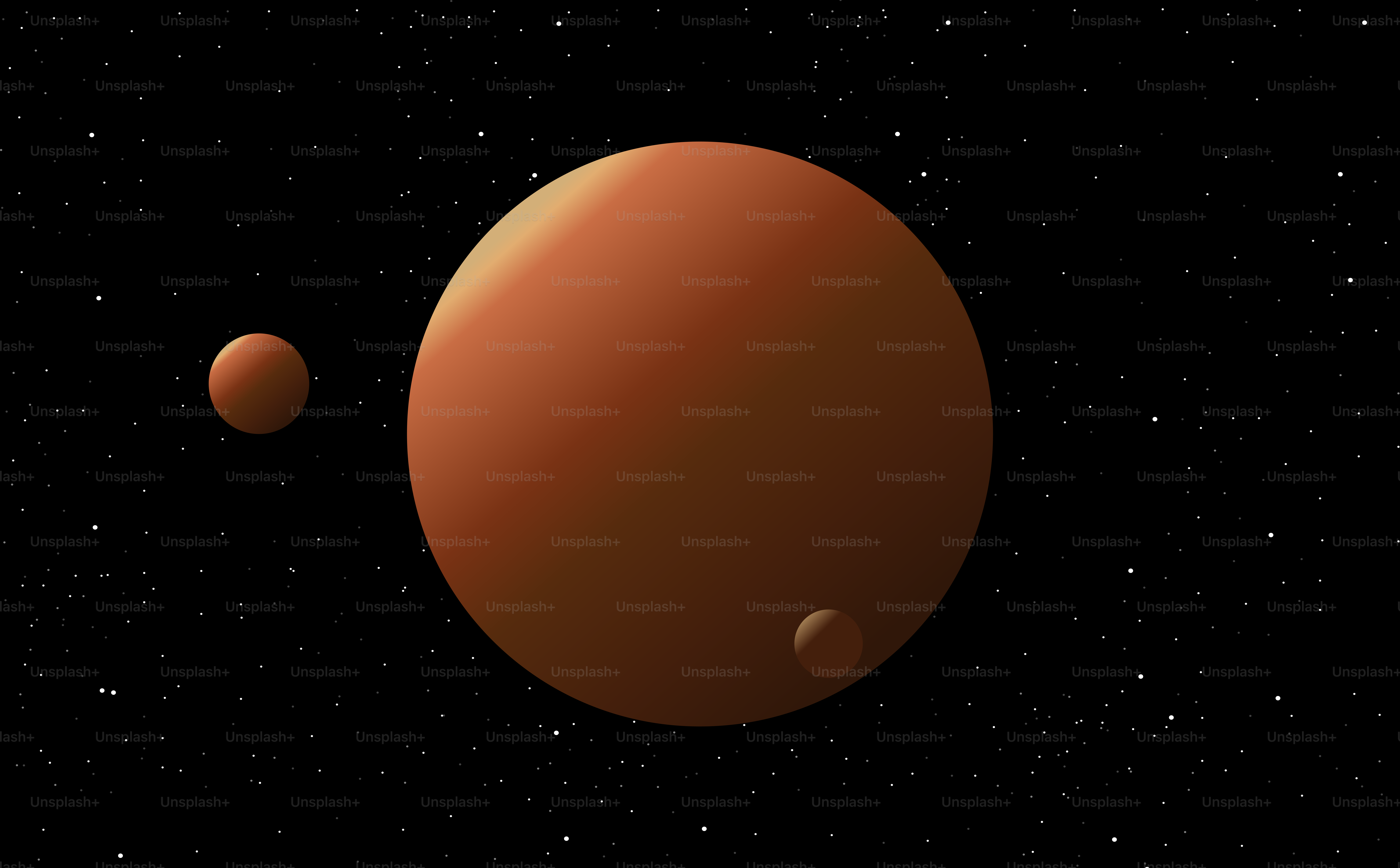 An image of two planets in the sky vector – Planets Image on Unsplash