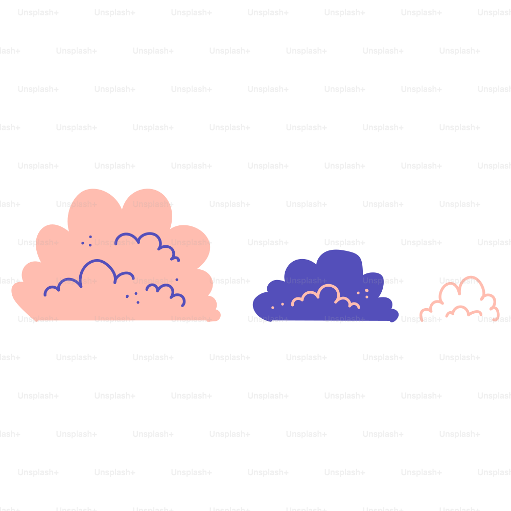 A line of clouds in different colors vector – Sky Image on Unsplash
