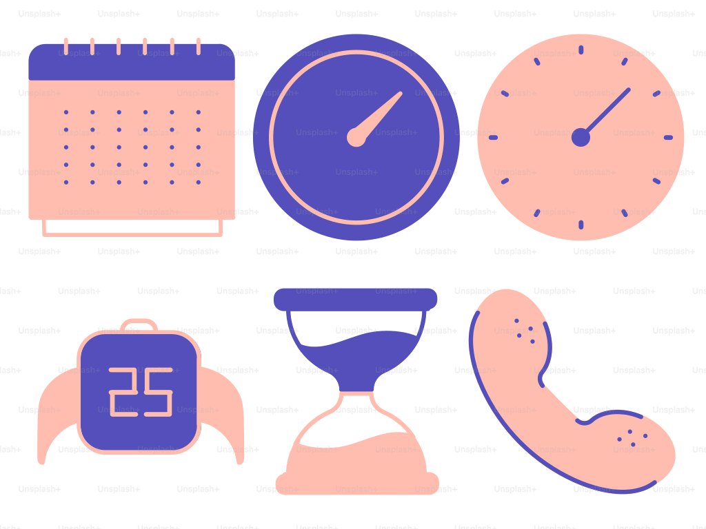 Vektor Satu set berbagai jenis item dengan latar belakang putih ...