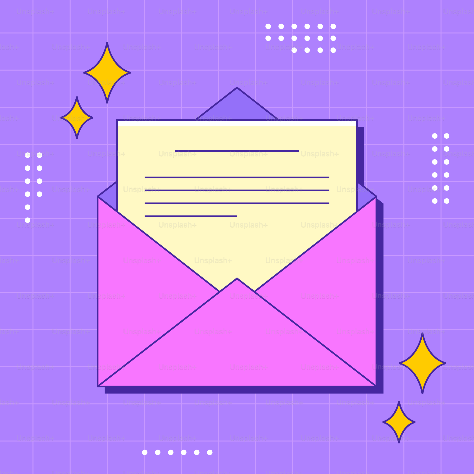 A pink envelope with a note inside of it vector – Mail Image on Unsplash