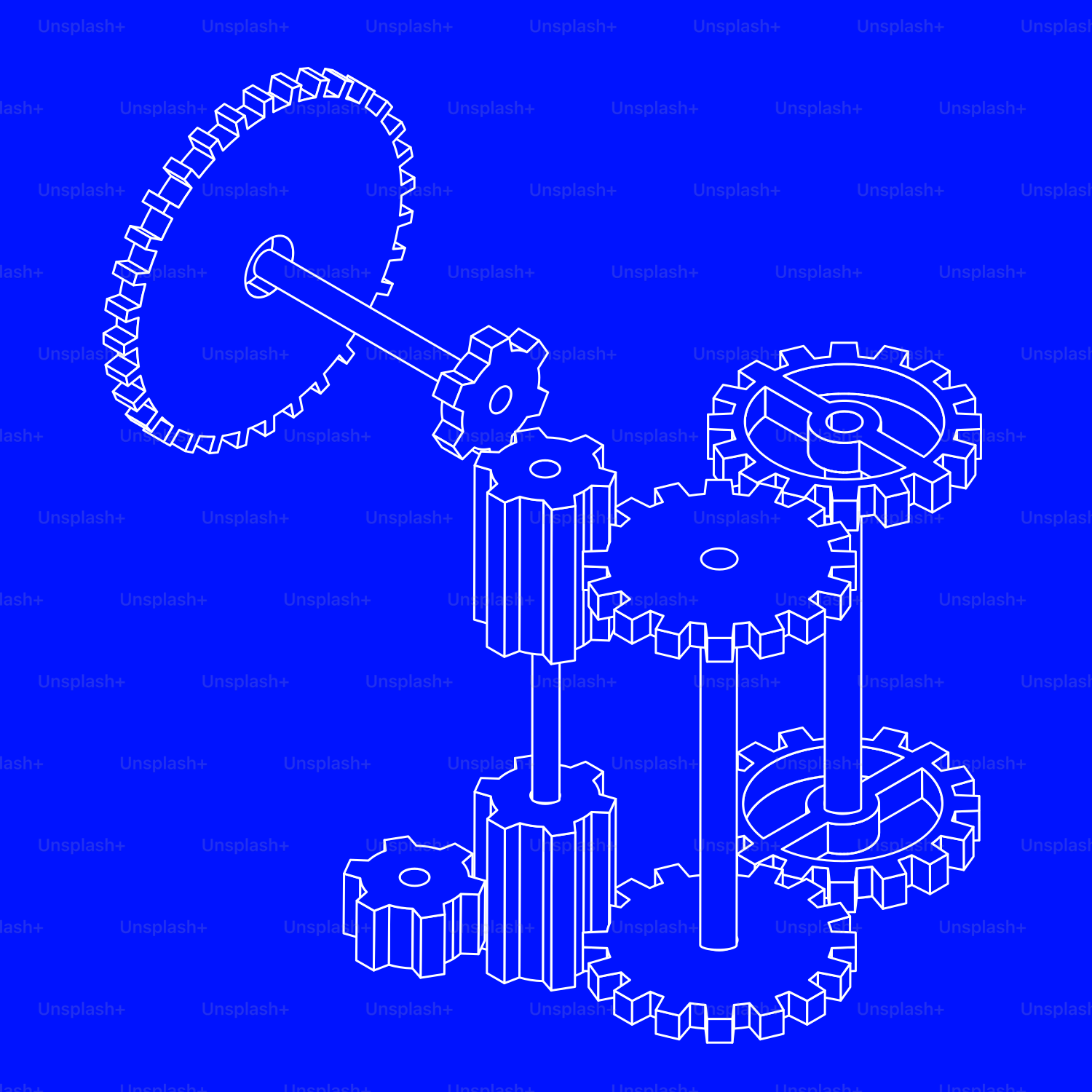 A blueprint drawing of a gear wheel vector – Machine Image on Unsplash