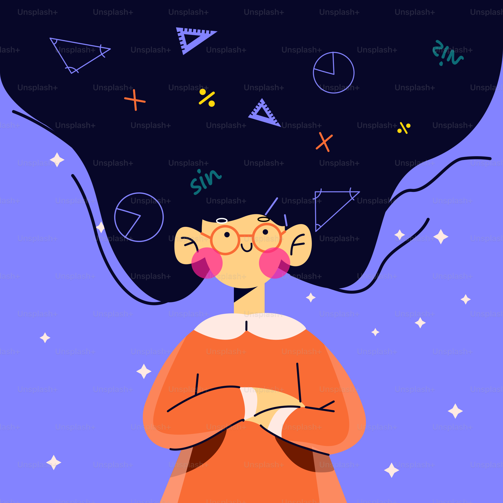 A woman with her hair blowing in the wind vector – Wallpaper Image on ...