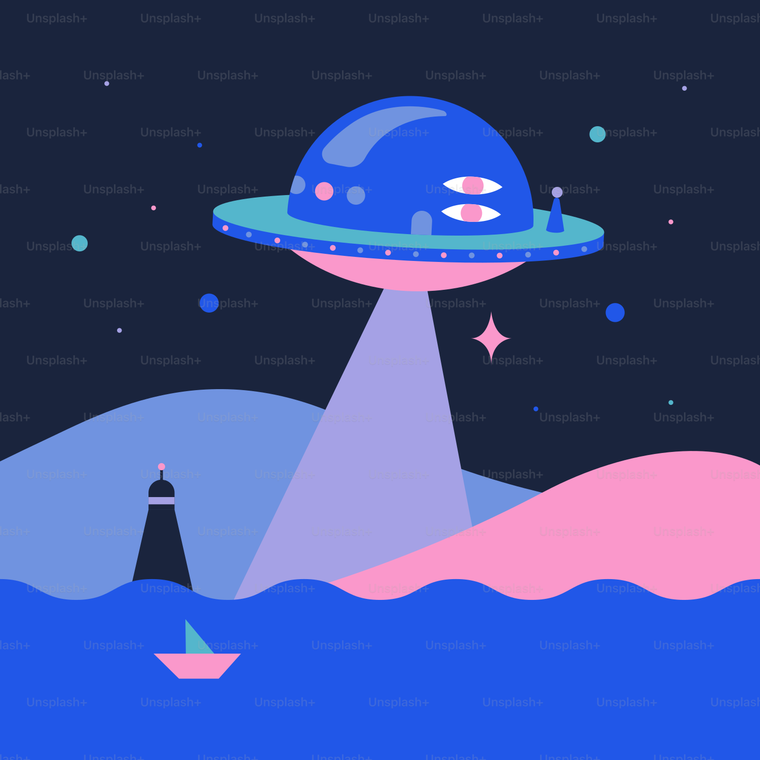 Un alienígena azul de pie frente a un coche vector – Imagen de Espacio ...