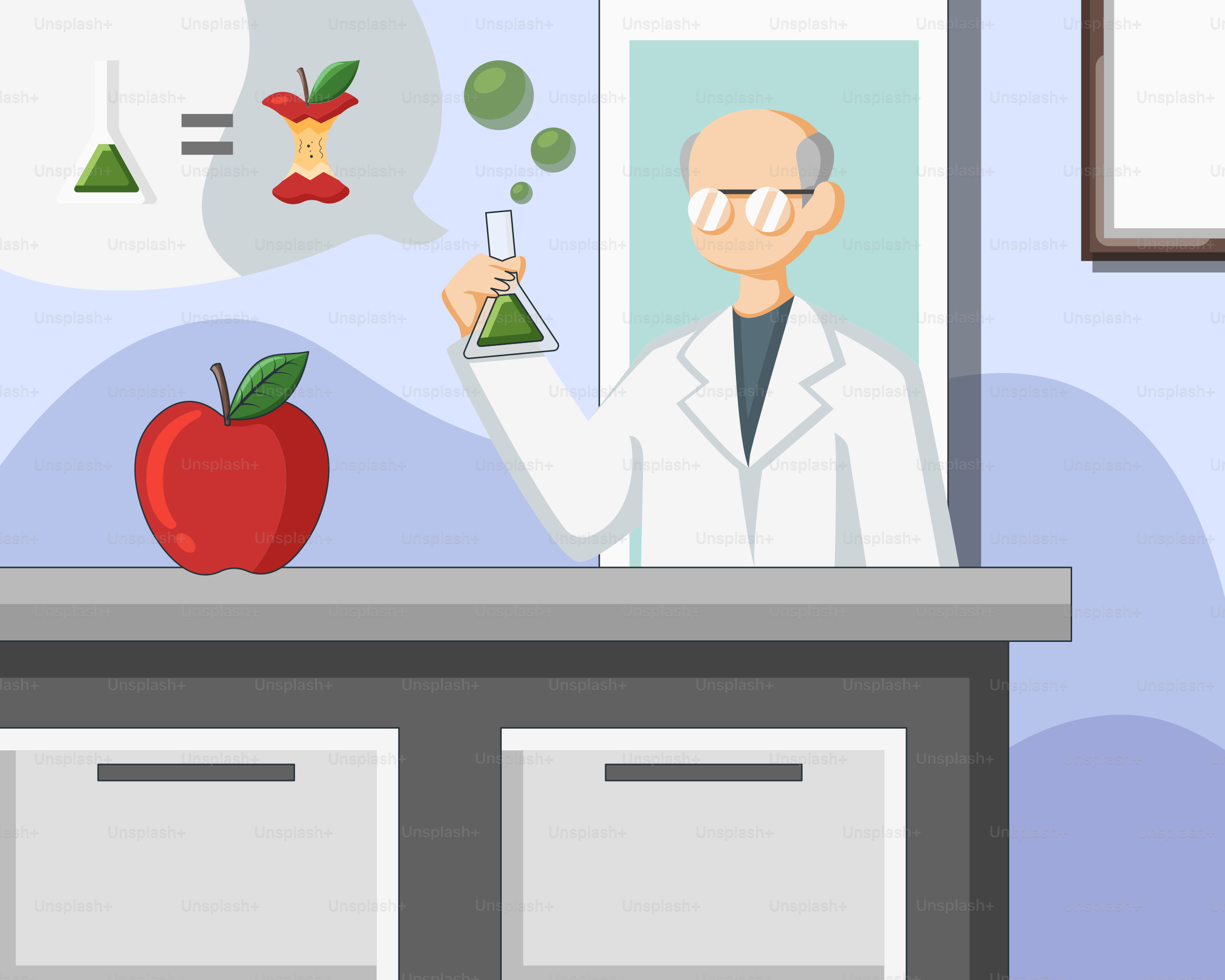 A man in a lab coat holding a beakle vector – Laboratory Image on Unsplash