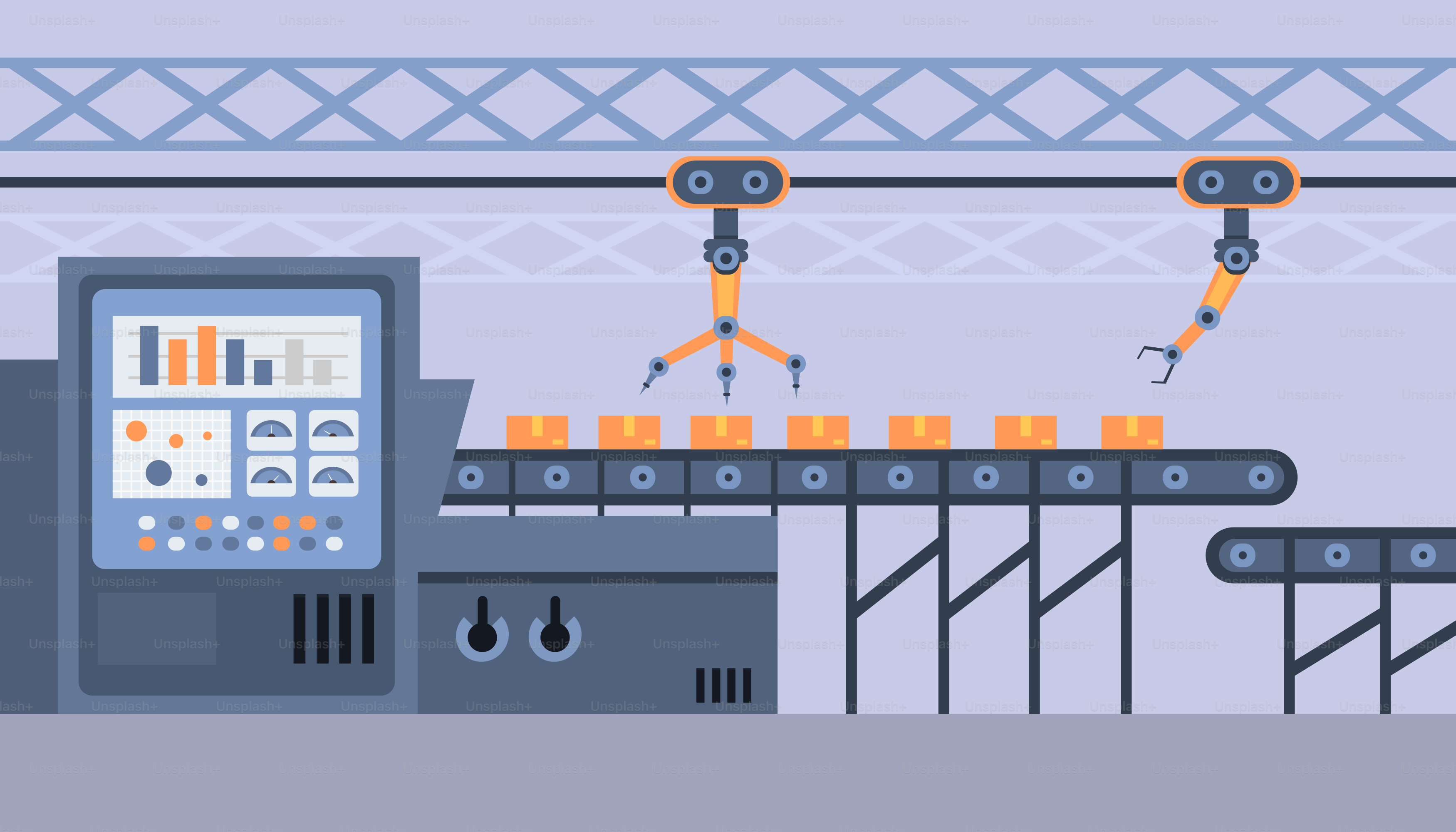 A machine that is working on a piece of machinery vector – Machinery ...