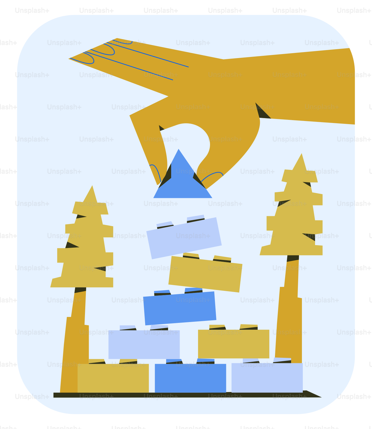 A hand reaching for a pile of boxes vector – Building Image on Unsplash