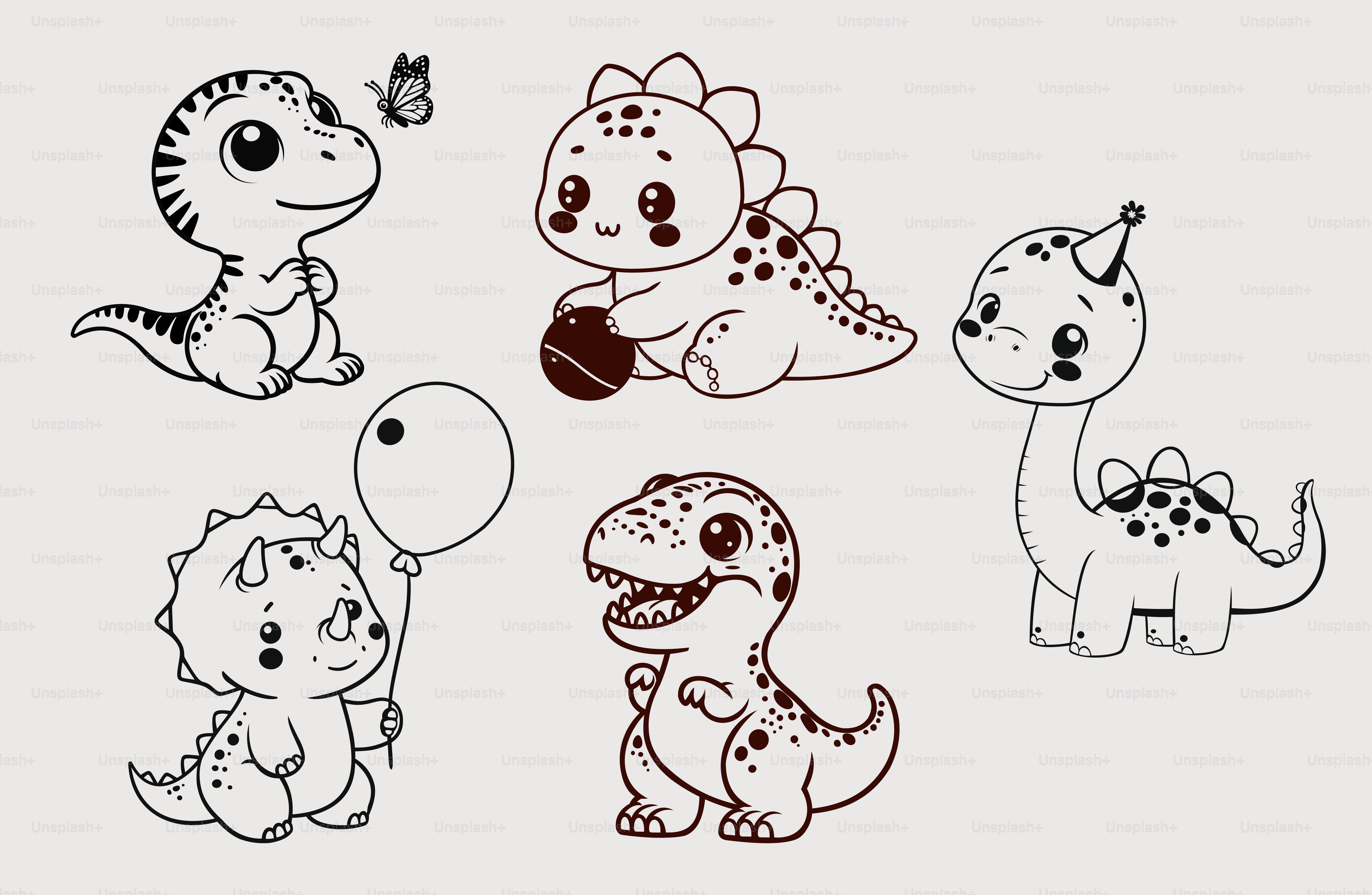 A drawing of a group of dinosaurs vector – Dinosaur Image on Unsplash