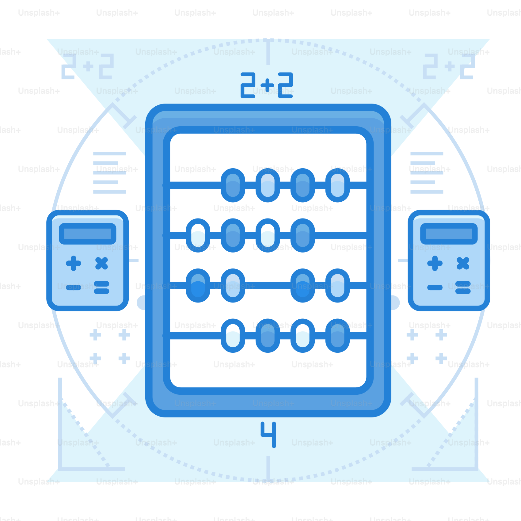 Schéma d’une table avec des chiffres dessus vectoriel – Image de ...