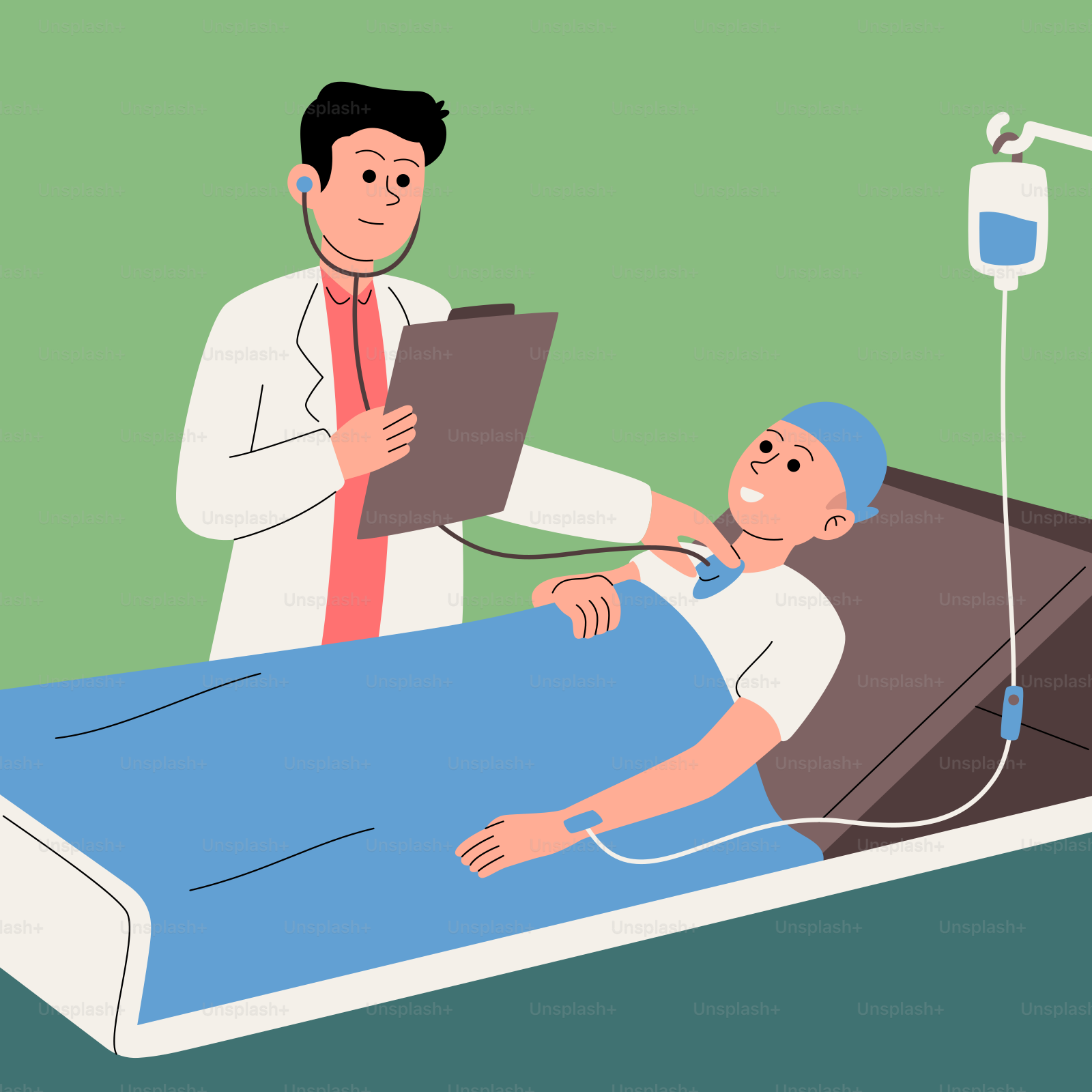 Un hombre con un móvil en la mano vector – Imagen de Doctor en Unsplash