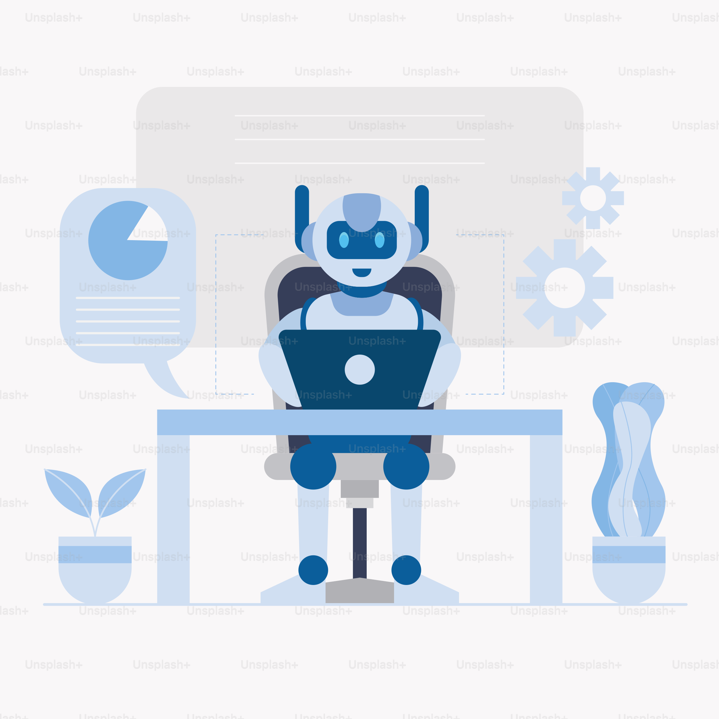 Una persona sentada en un escritorio con una computadora portátil ...