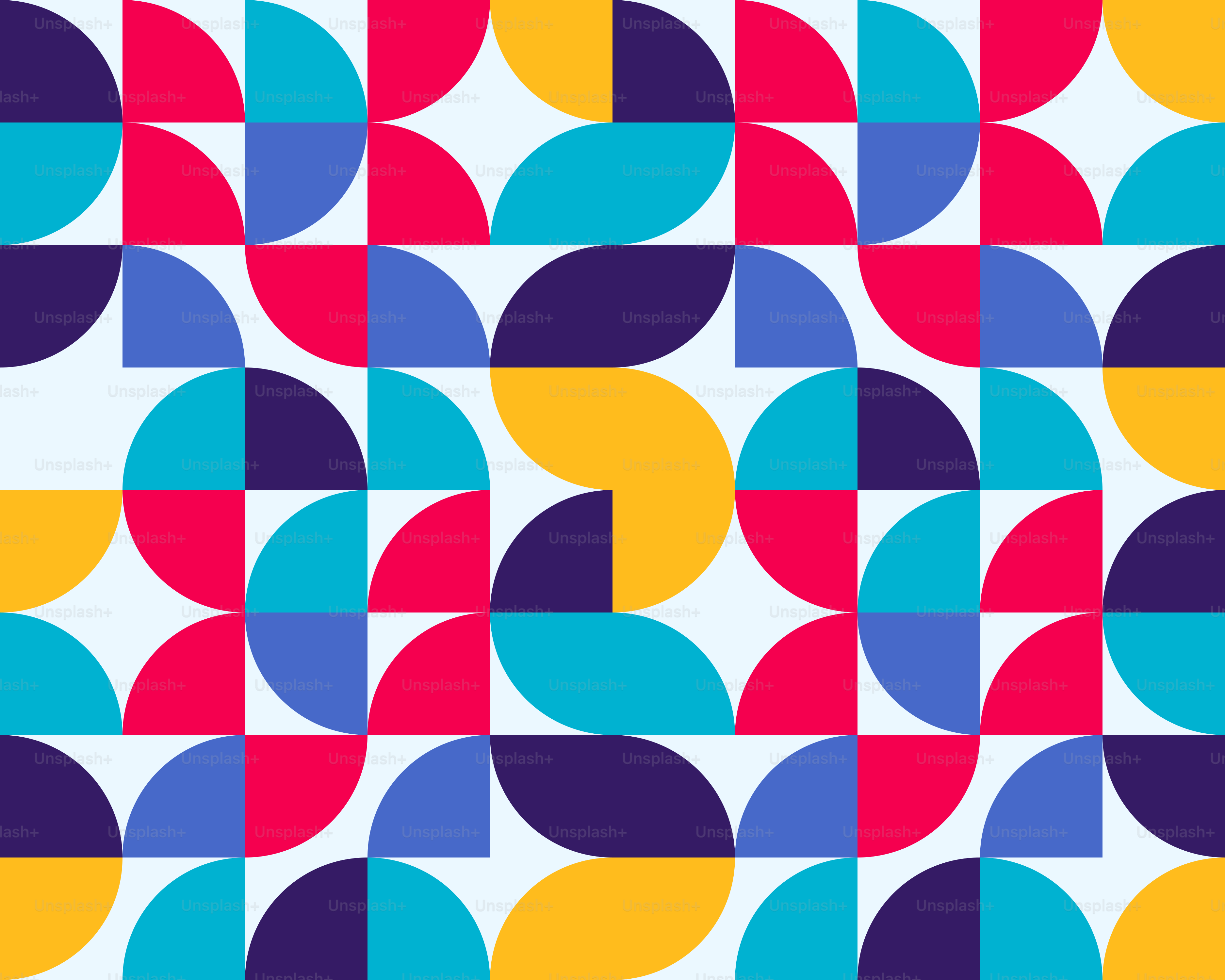 A colorful geometric pattern with circles on a white background vector ...