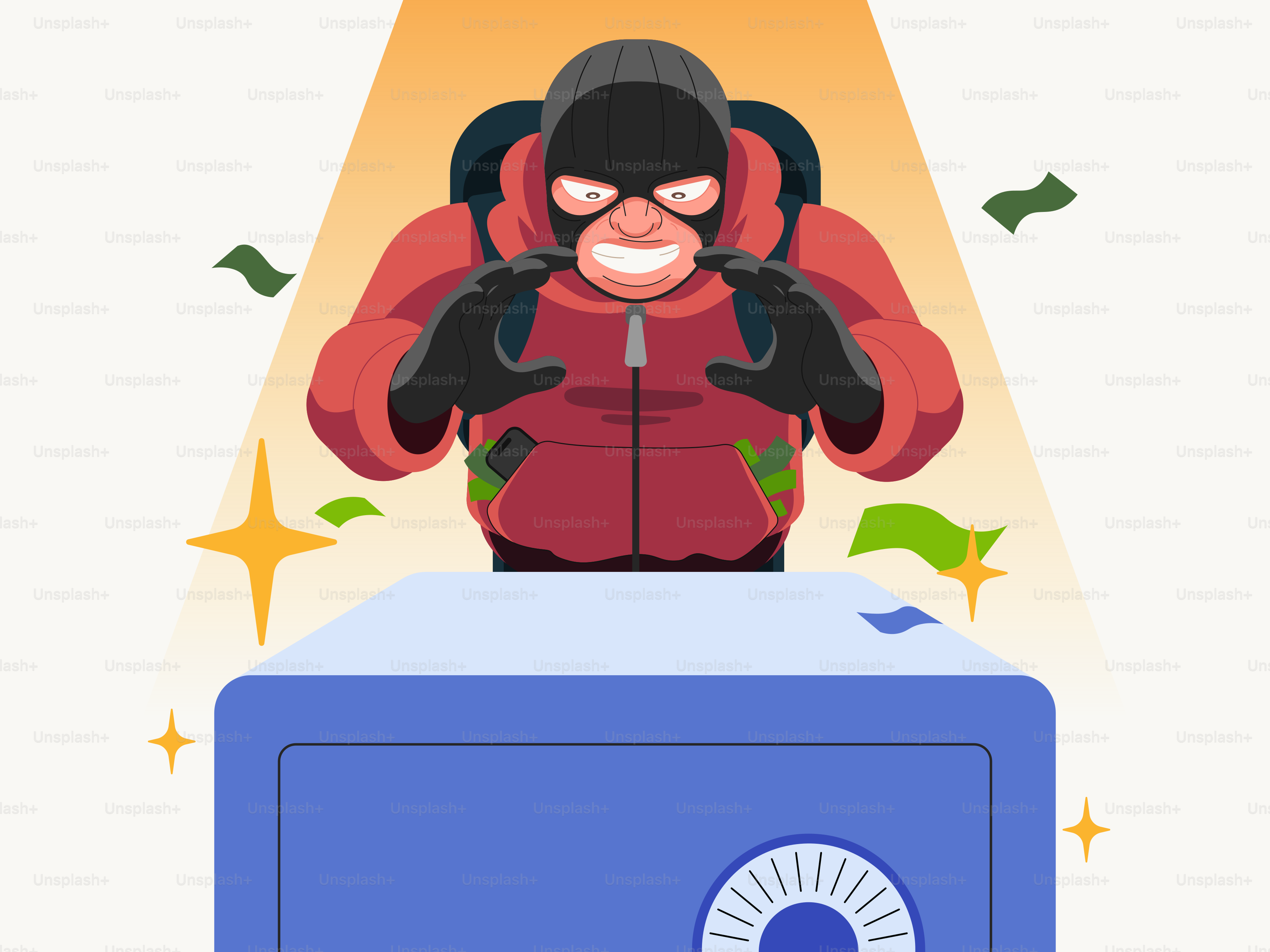 A man in a red jacket standing at a podium vector – Thief Image on Unsplash