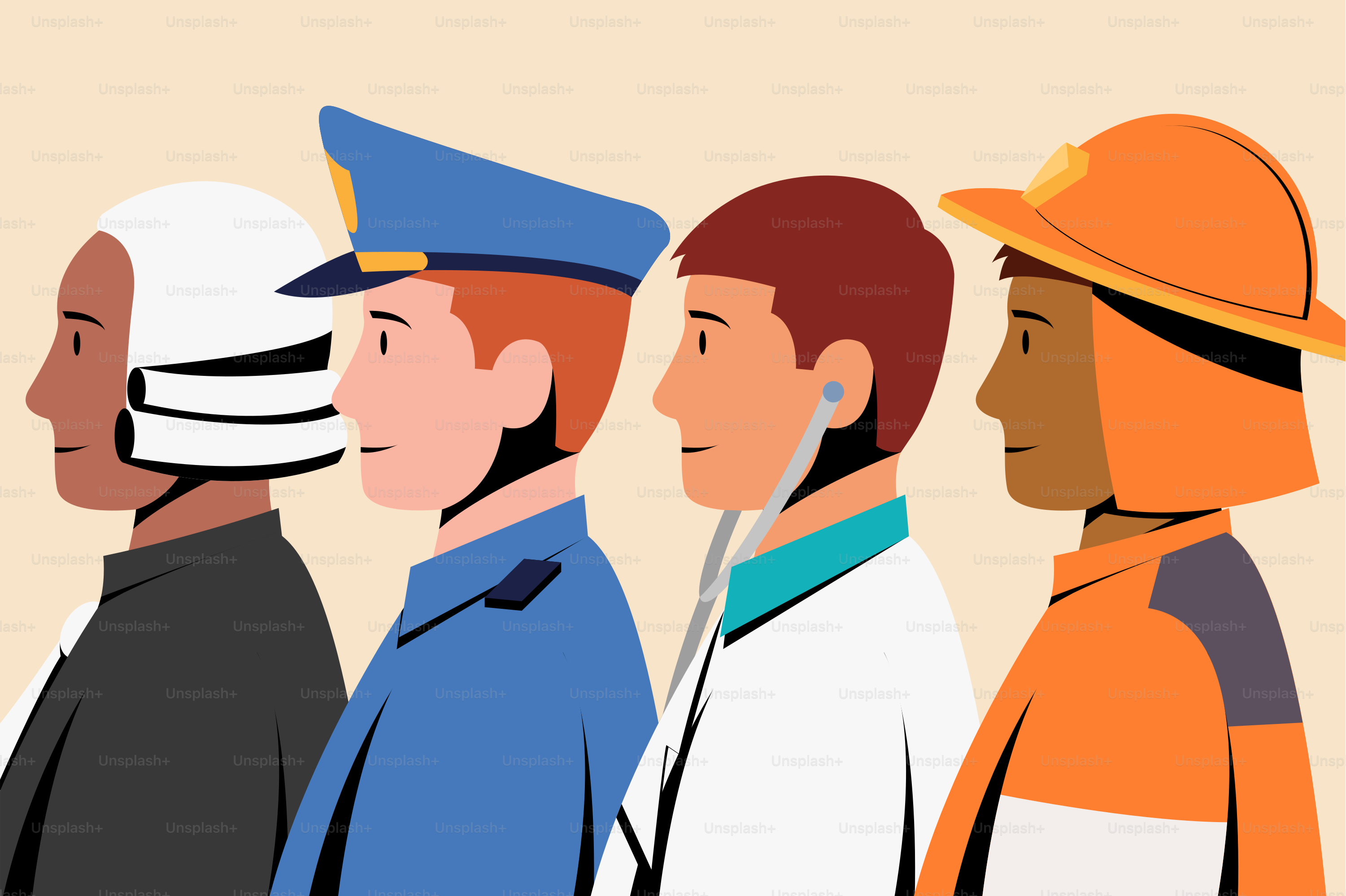 Vektor Sekelompok orang berdiri bersebelahan – Gambar Manusia di Unsplash