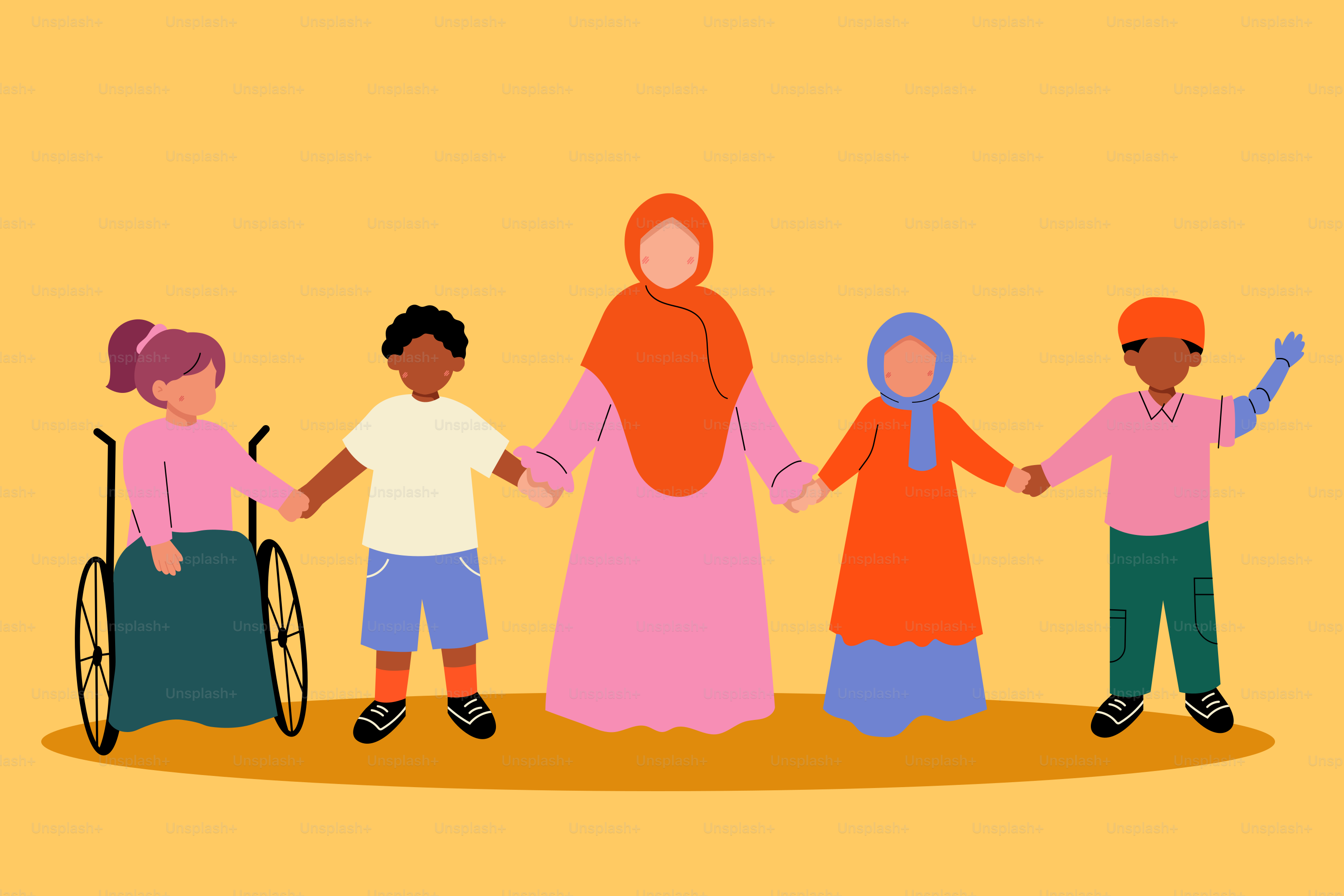 Vektor Sekelompok orang berdiri bersebelahan – Gambar Manusia di Unsplash