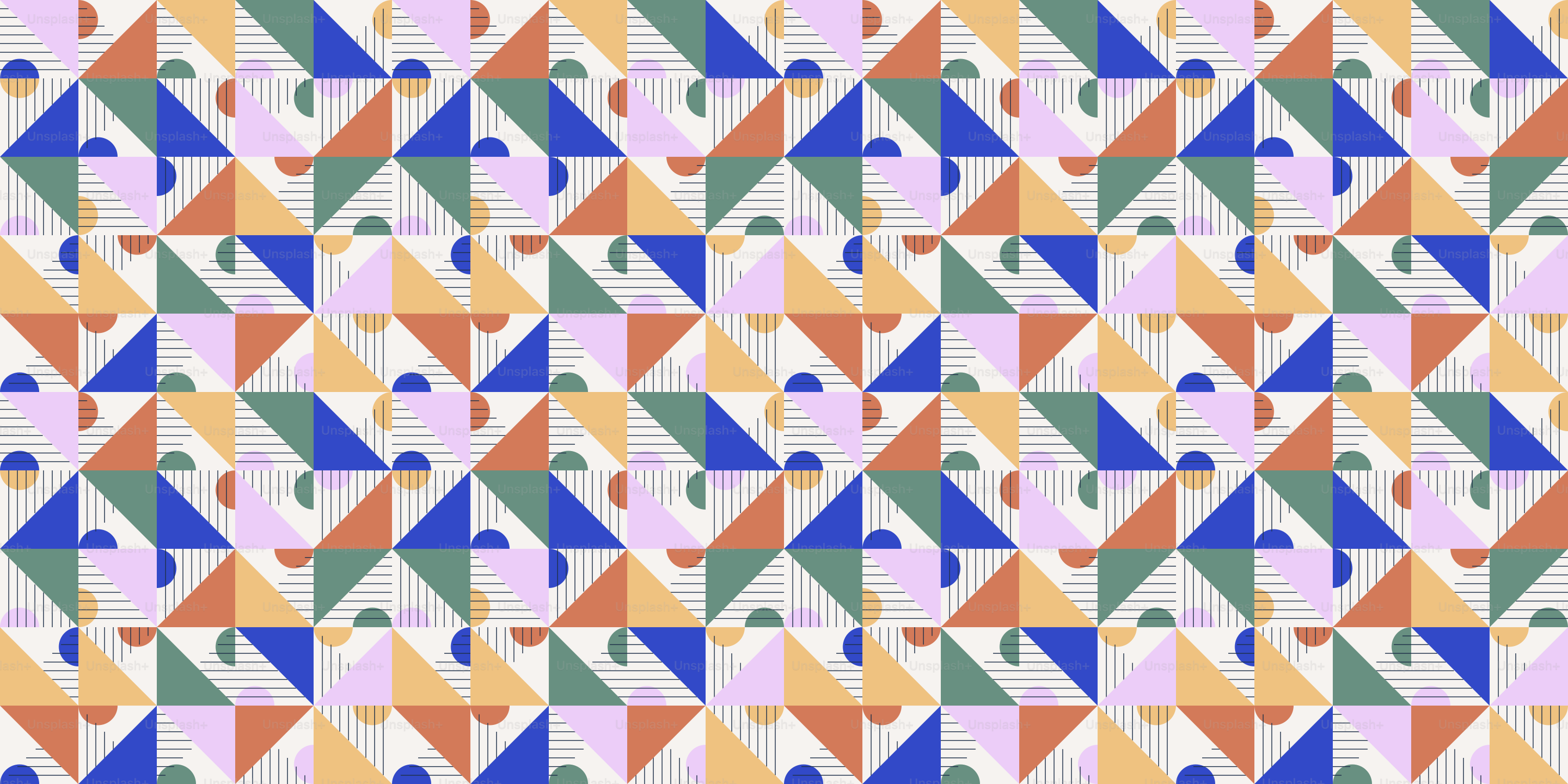 A multicolored pattern of triangles with a white background vector ...