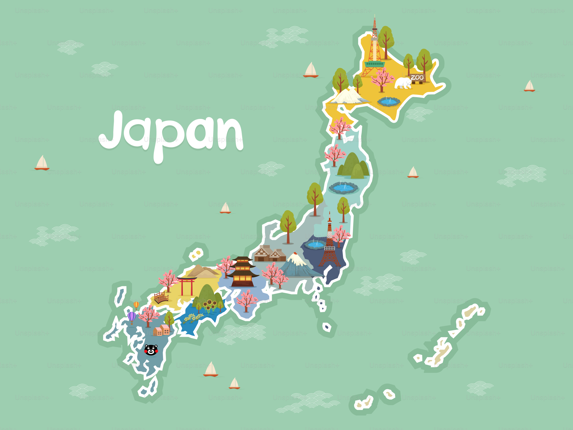 A map of the country of japan vector – Tokyo Image on Unsplash