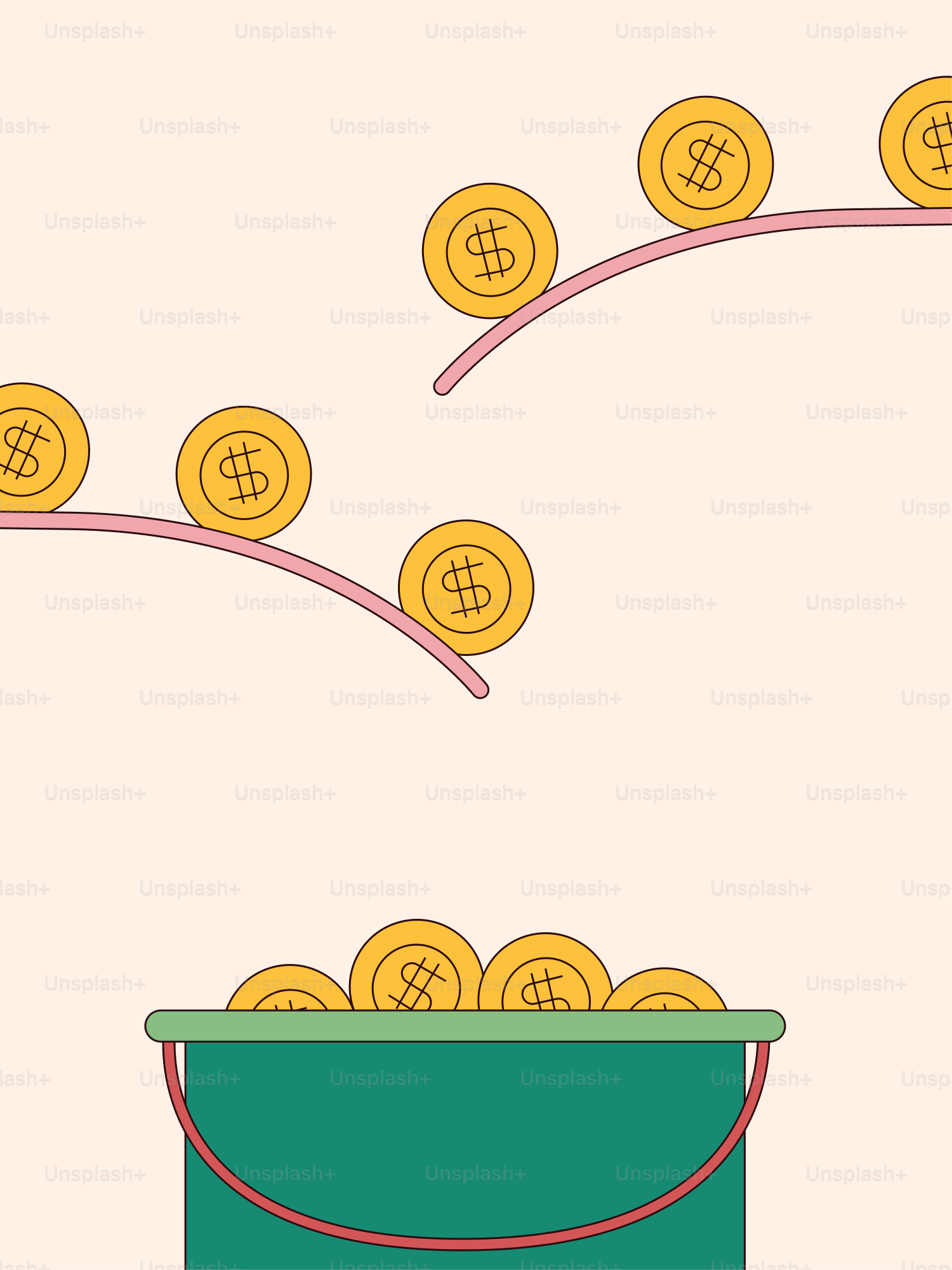 A hand that is holding a coin on top of a book vector – Books Image on ...