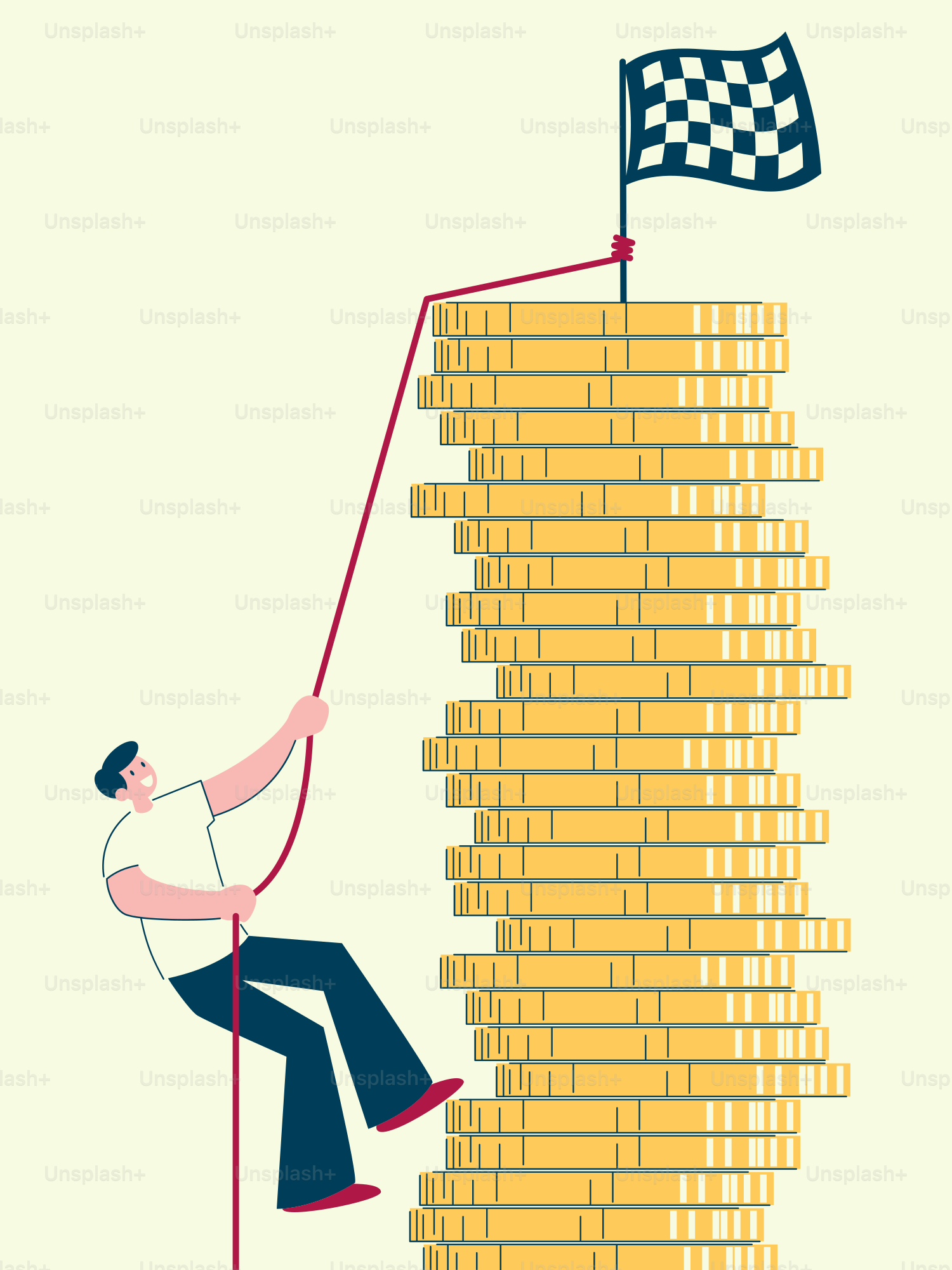 A hand putting a coin into a stack of money vector – Money Image on ...