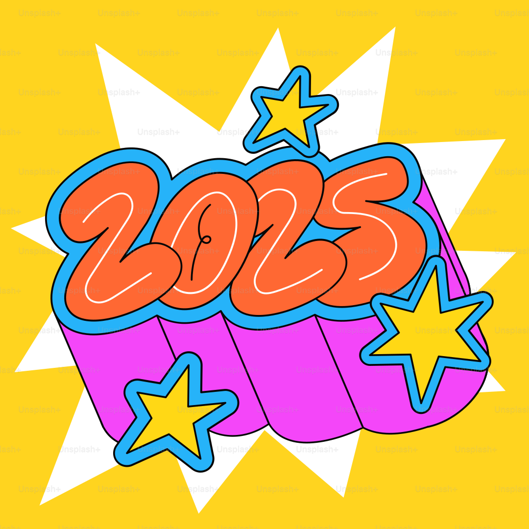 A yellow background with stars and the words 2055 vector – 2025 Image ...