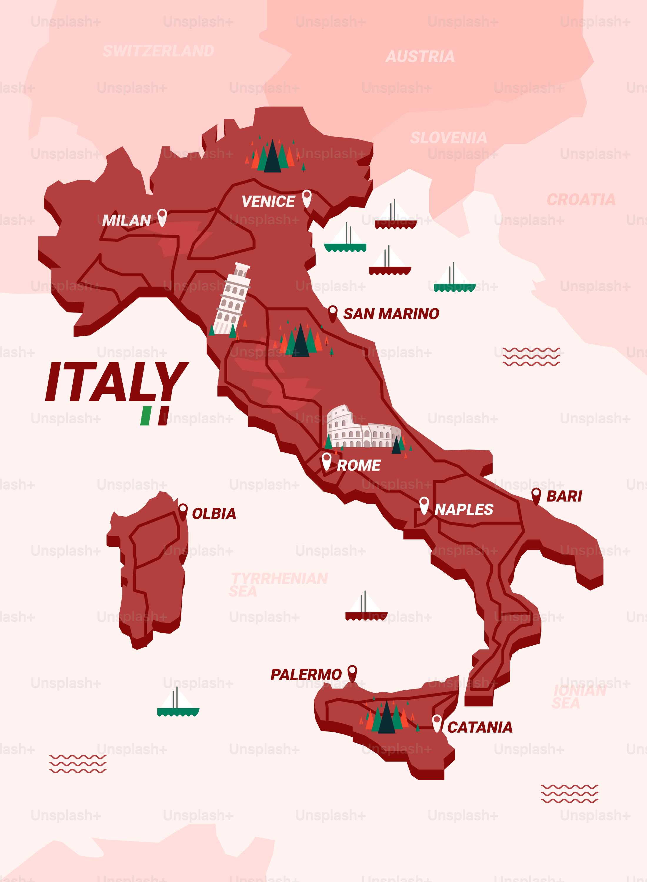 Un mapa de Suiza con todas las principales ciudades vector – Imagen de ...