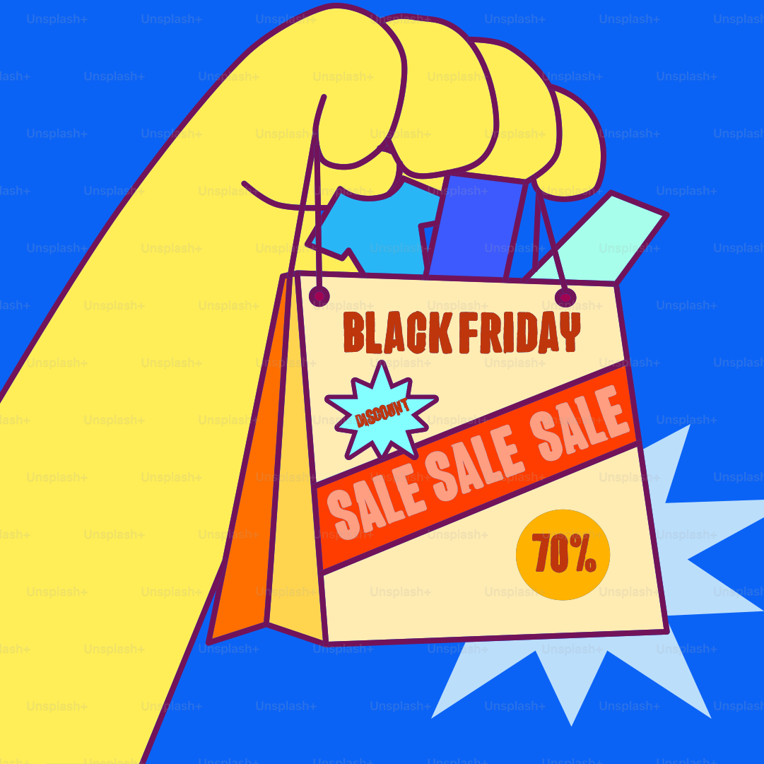 Una pantalla de ordenador con un cartel de oferta vector – Imagen de ...