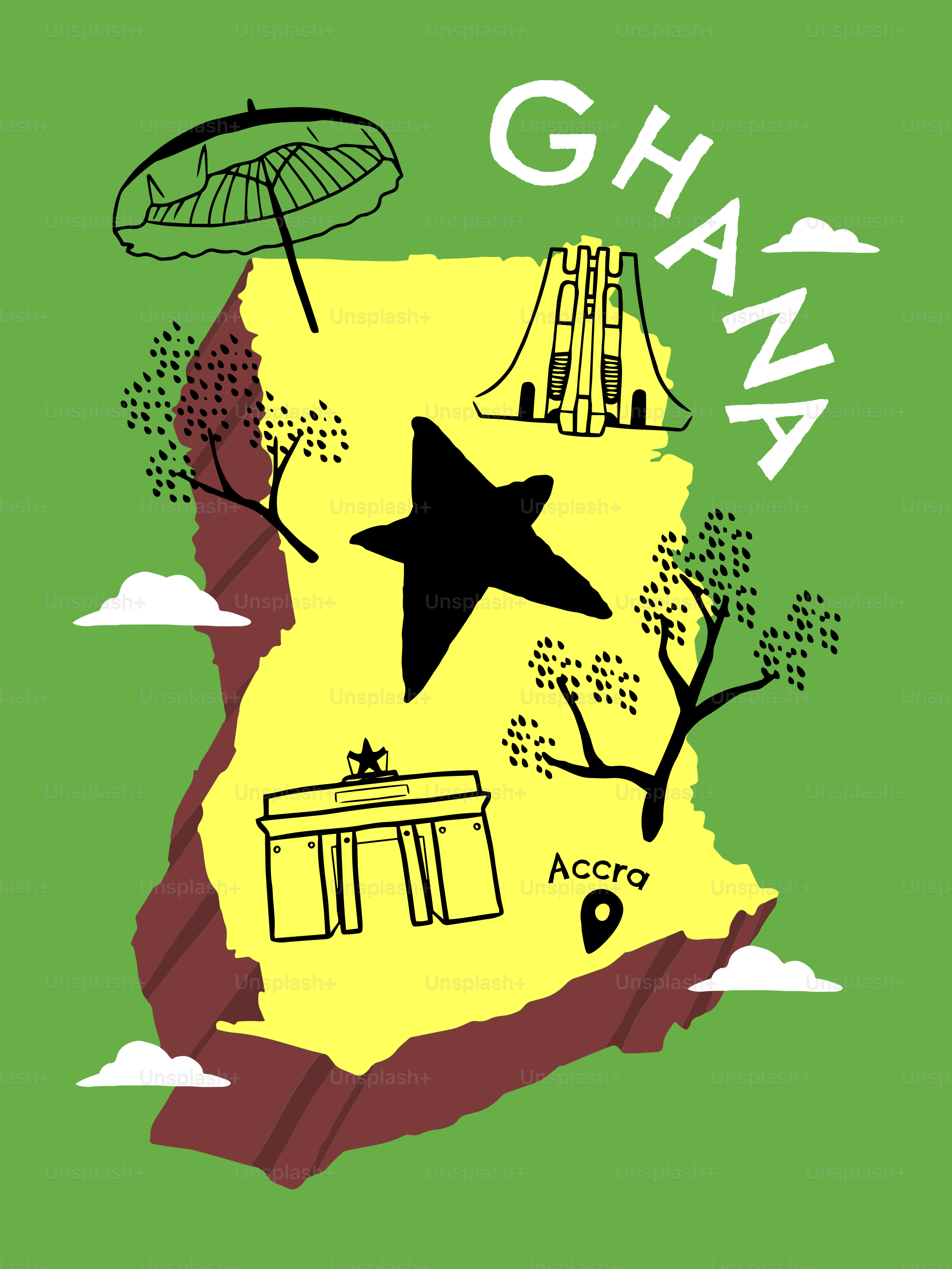 A map of the state of ghawa vector – Map Image on Unsplash