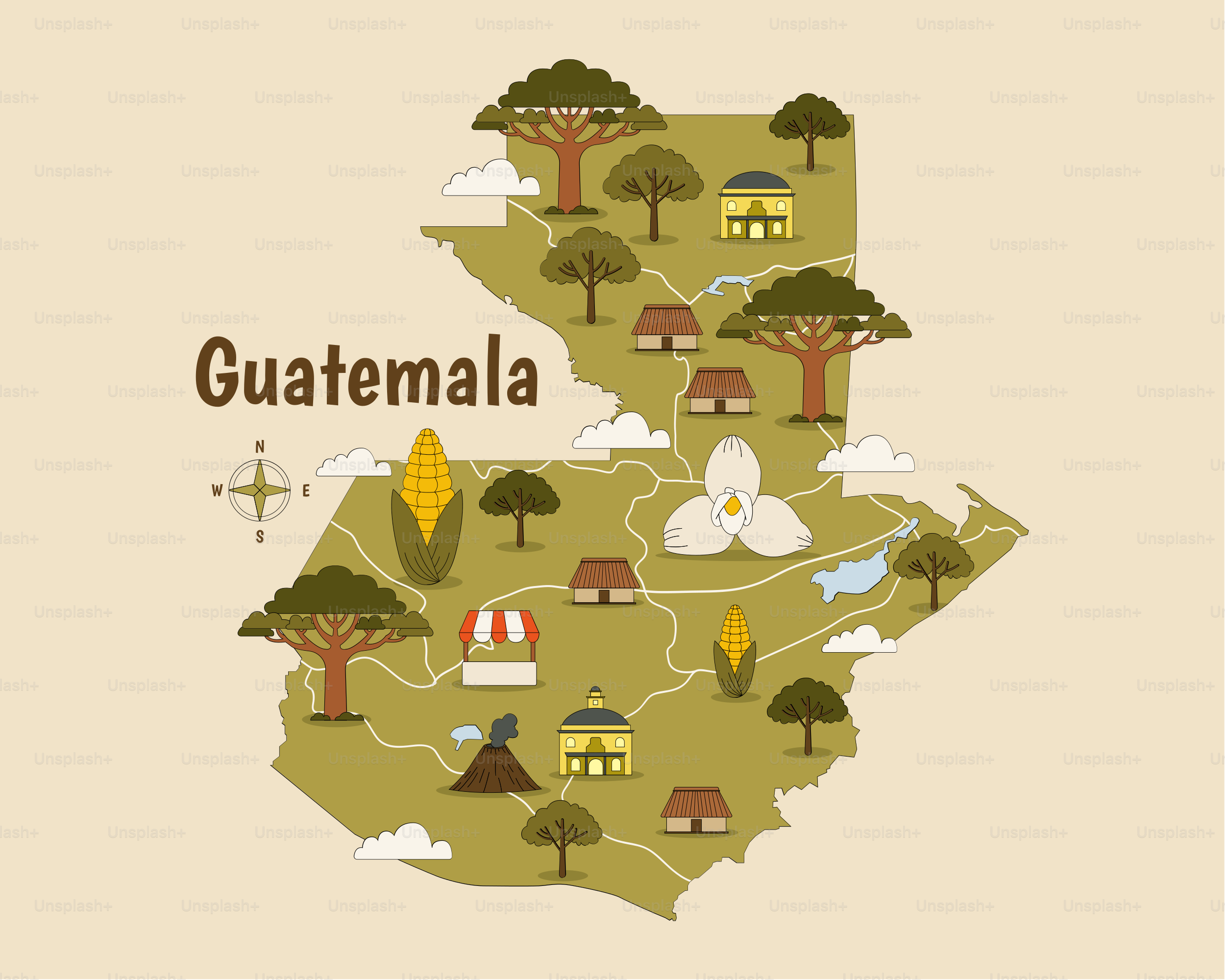 Un mapa de Venezuela con todas las principales ciudades vector – Imagen ...