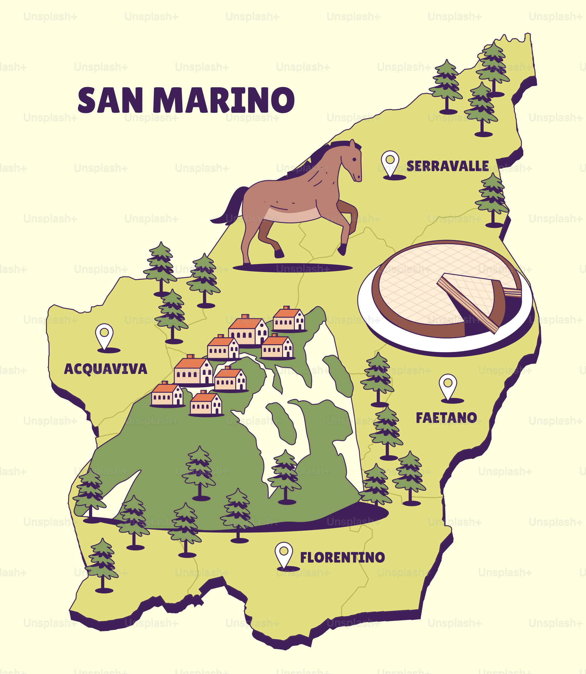 Un mapa del estado de san mario vector – Imagen de Cartografía en Unsplash