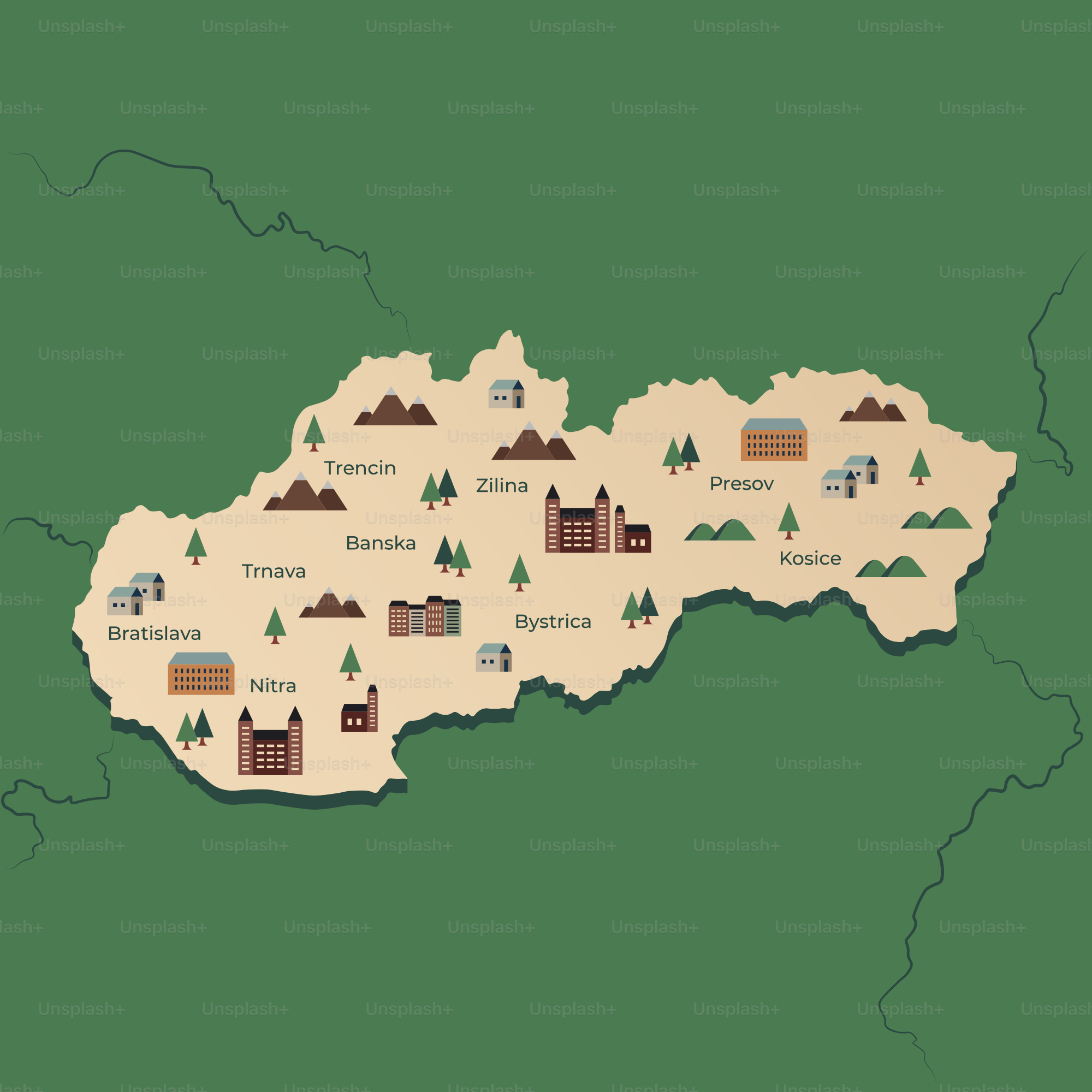 A map of the state of pennsylvania vector – Map Image on Unsplash