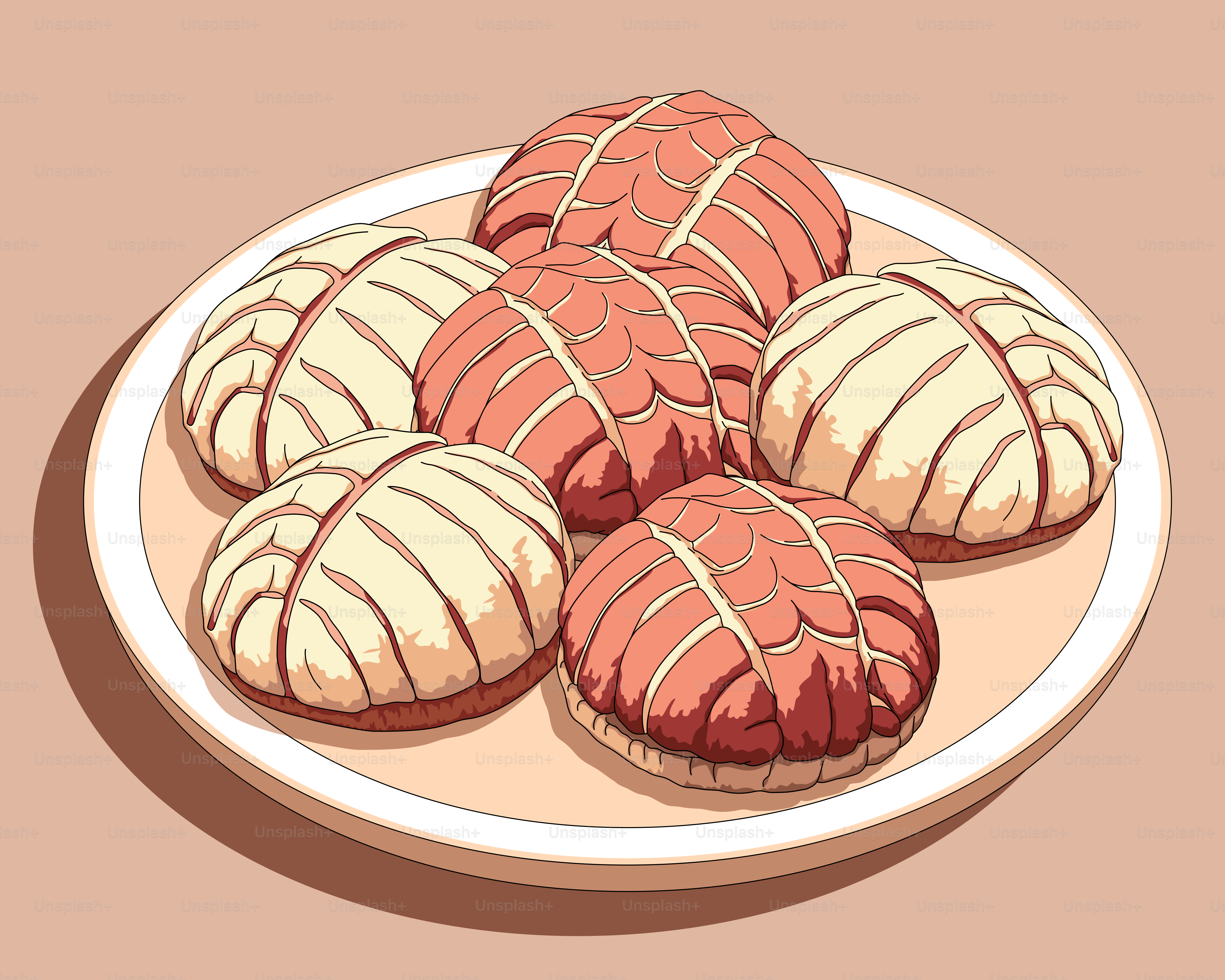 Vektor Sepiring makanan dengan telur di atasnya – Gambar Makanan di ...