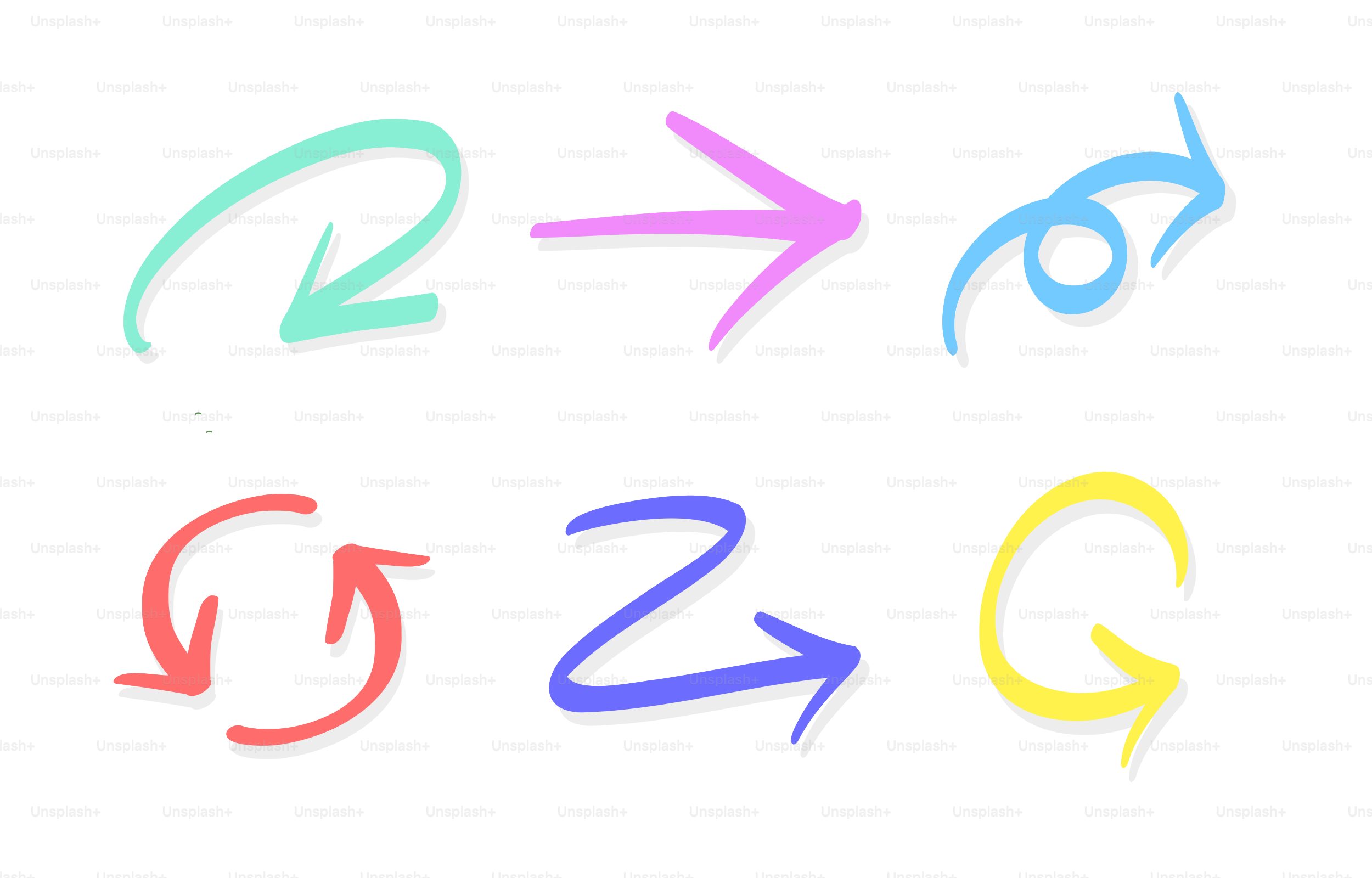 A drawing of a set of numbers and arrows vector – Element Image on Unsplash