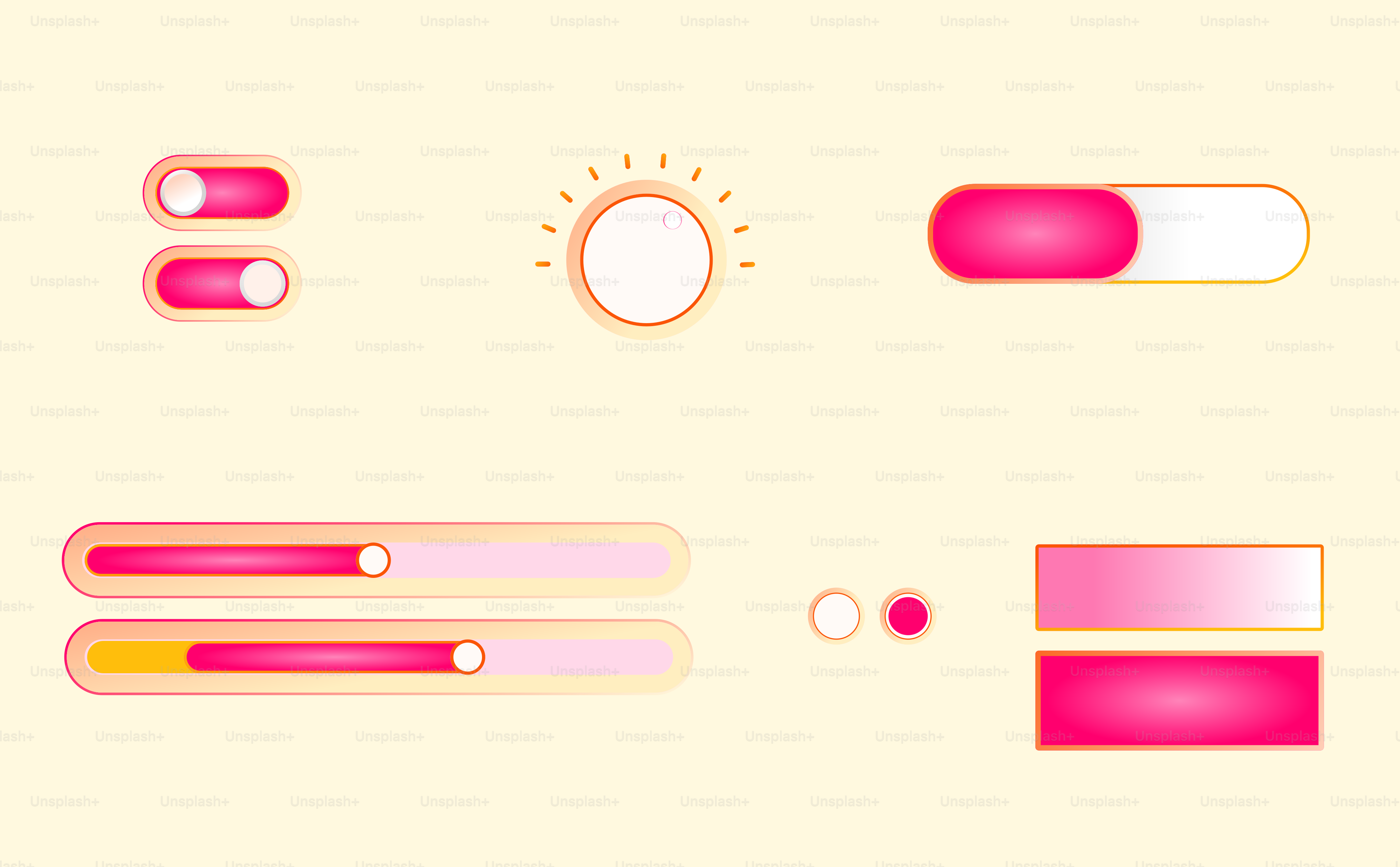 A set of different shapes and sizes of buttons vector – Vector Image on ...