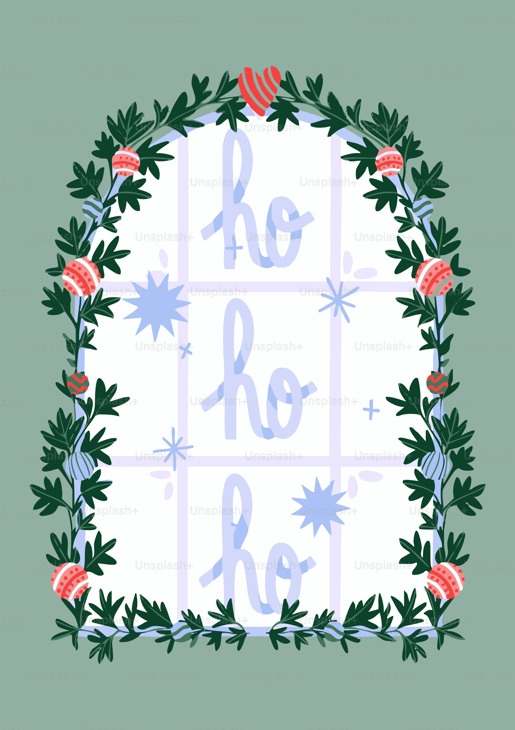 A cross stitch pattern with the words ho ho vector – Calligraphy Image ...