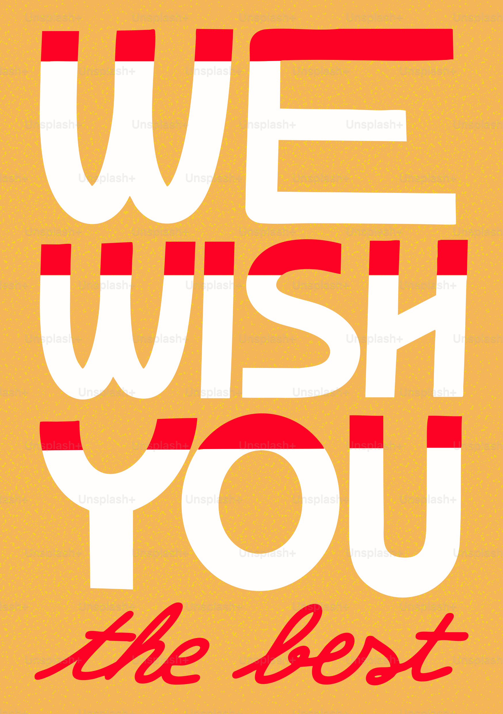 A poster with the words we wish you the best vector – Greetings Image ...