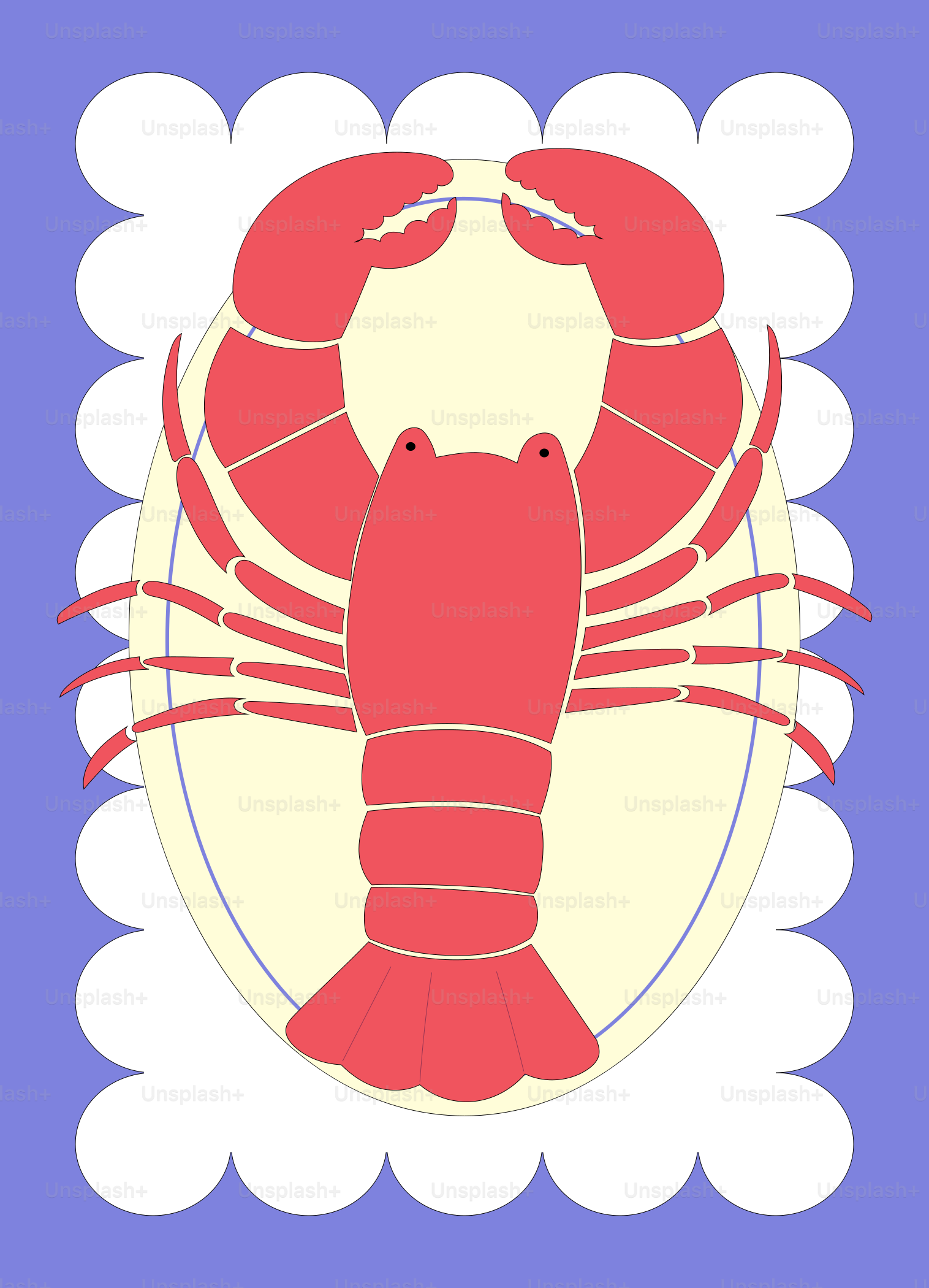 Vektor Latar belakang bergaris merah muda dan kuning dengan lingkaran ...