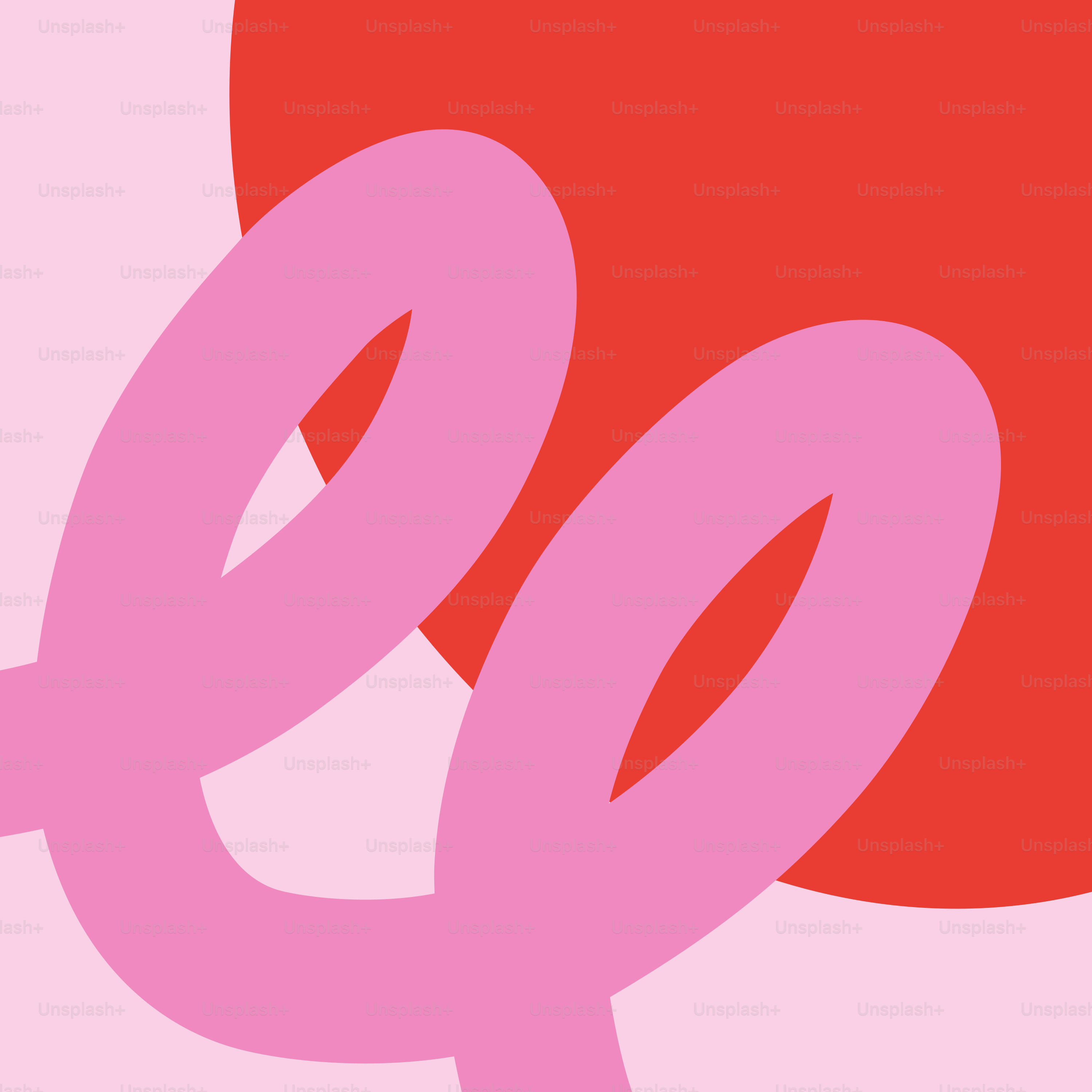 Vektor Logo merah muda dan merah dengan lingkaran merah di tengah ...