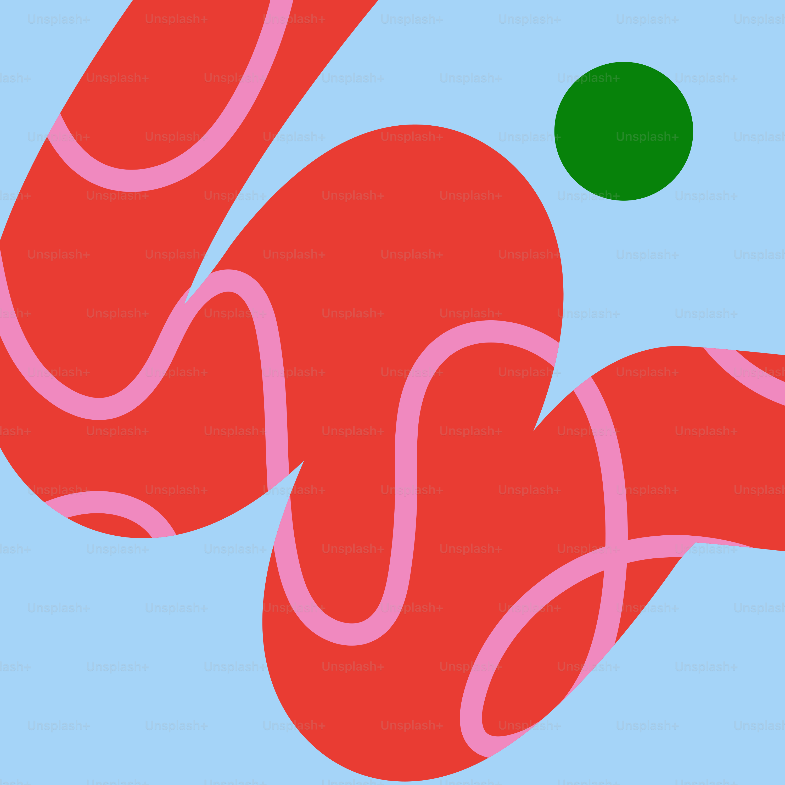 Vektor Benda merah dengan bola hijau di tengahnya – Gambar Ilustrasi di ...