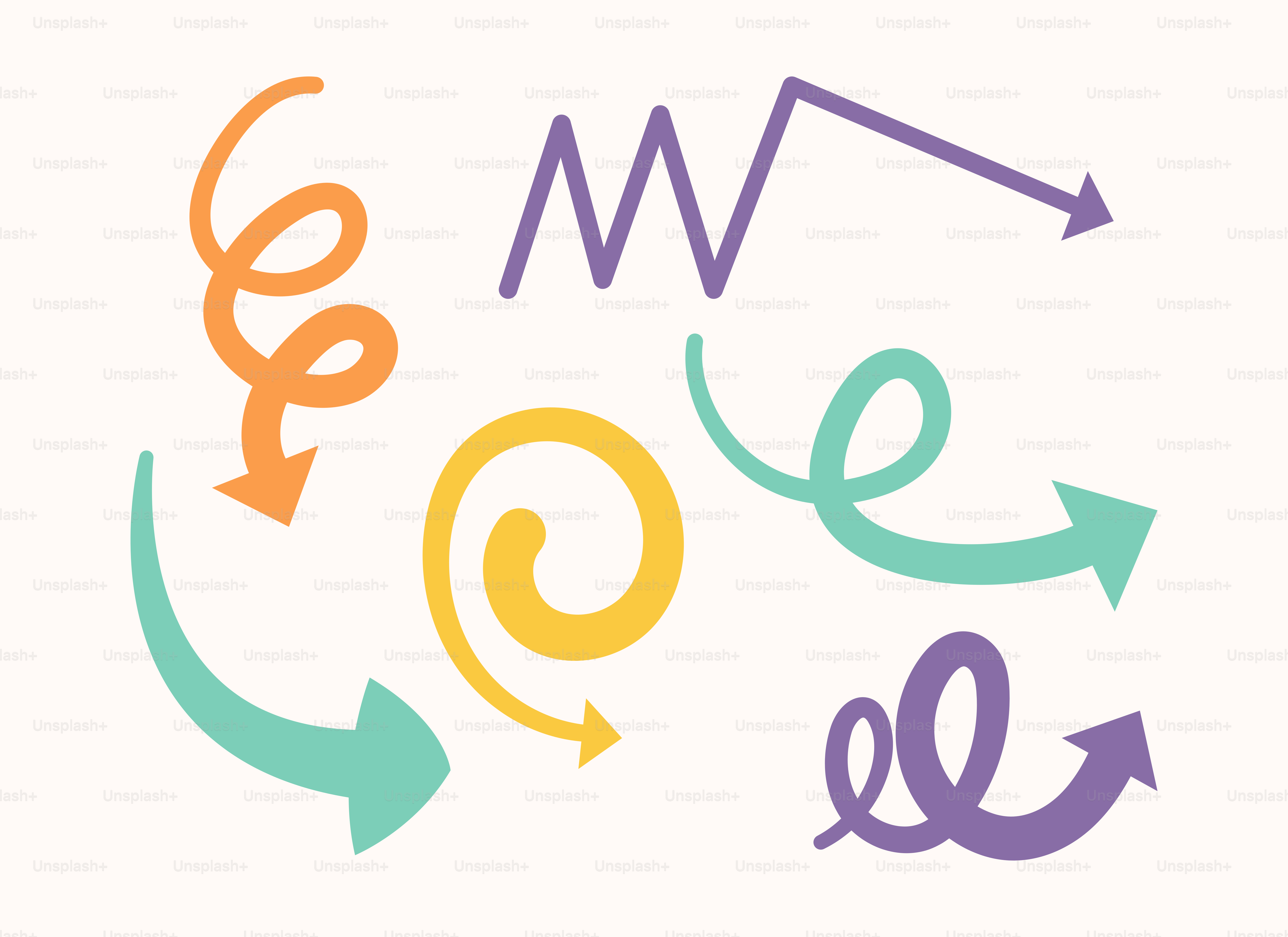 A picture of a group of arrows vector – Vector Image on Unsplash