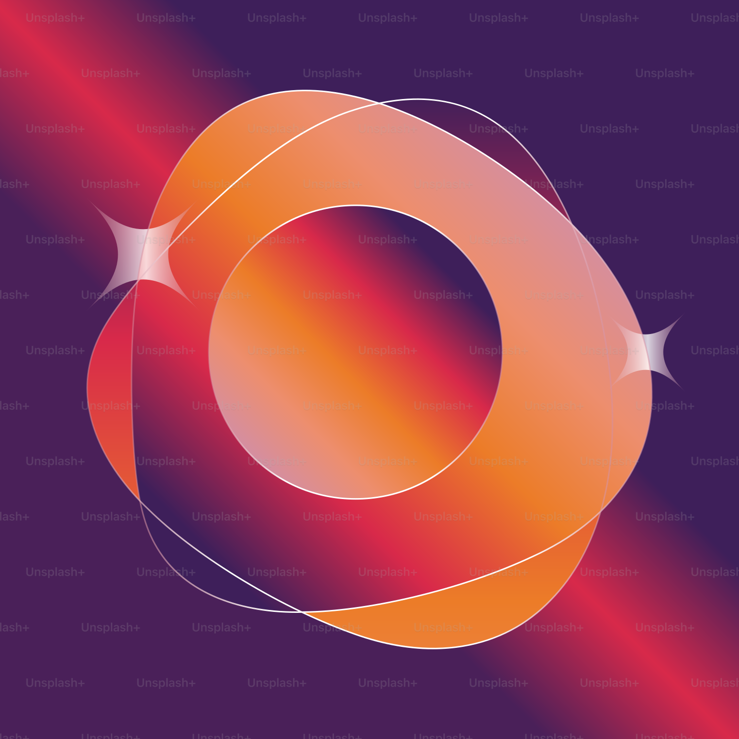 A picture of a circular object on a purple background vector – Retro ...