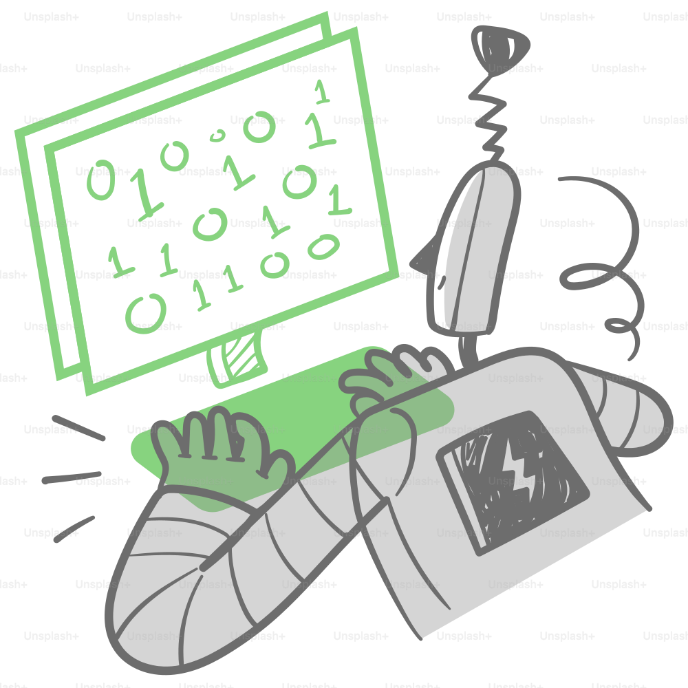 Una persona sentada en una silla mirando un móvil vector – Imagen de ...