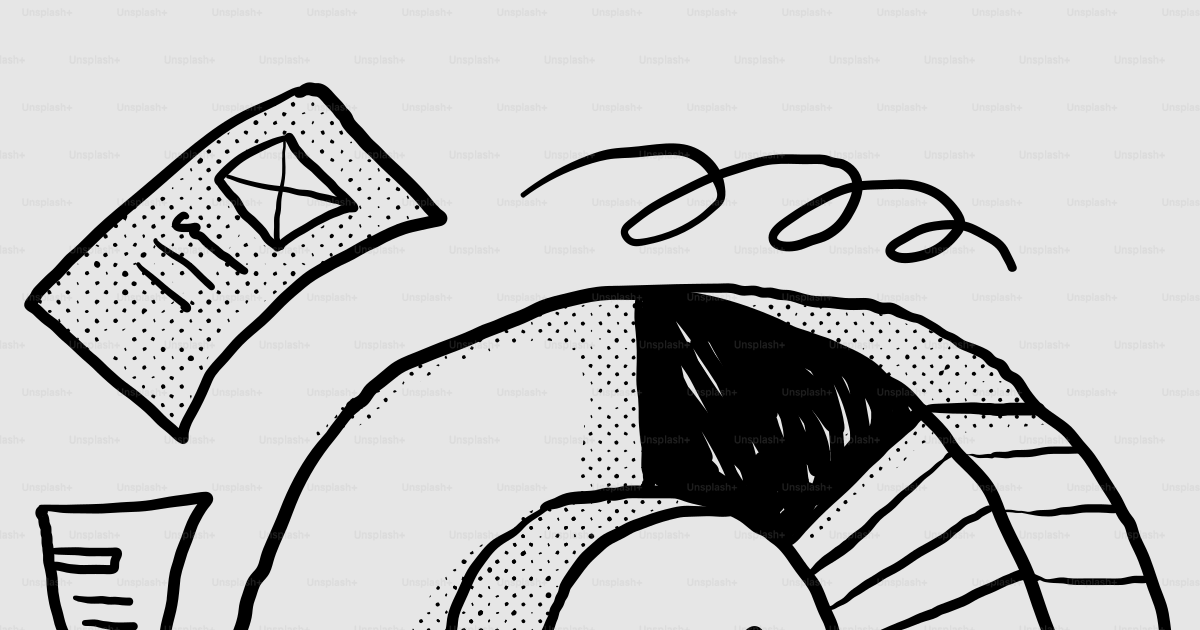 Um desenho preto e branco de um objeto circular vetor – Imagem sobre ... Um desenho preto e branco de um objeto circular vetor – Imagem sobre ...