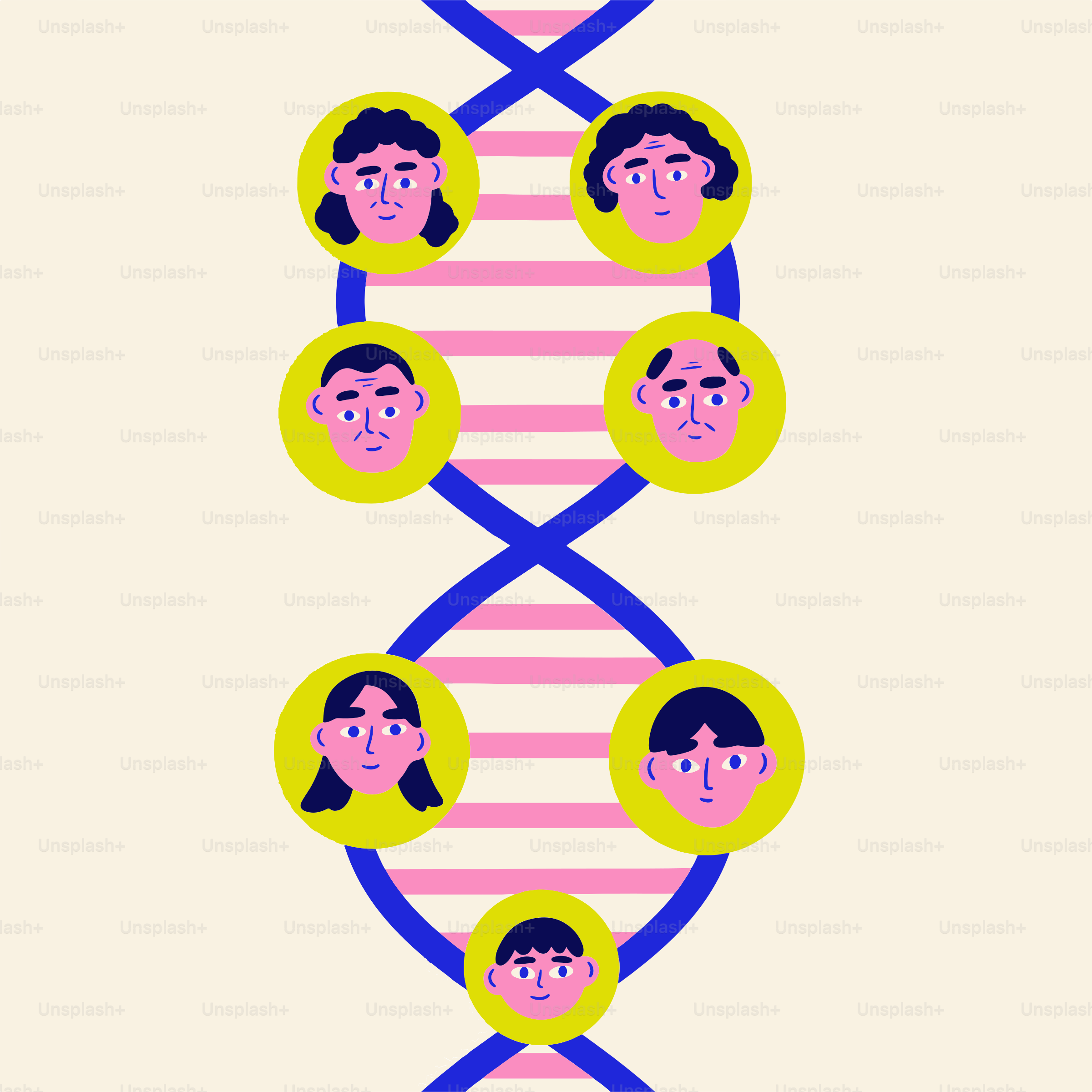 A picture of a group of people on a strand of strands vector – Vector ...