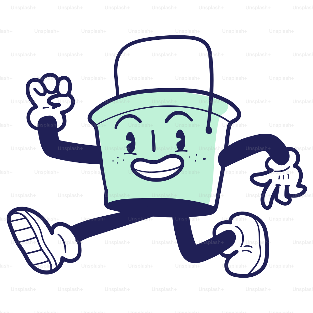 A cartoon cup of coffee with arms and legs vector – Coffee Image on ...