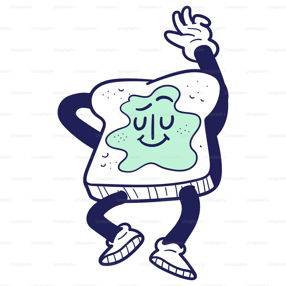 A drawing of a toaster with a face on it vector – Cartoon Image on Unsplash