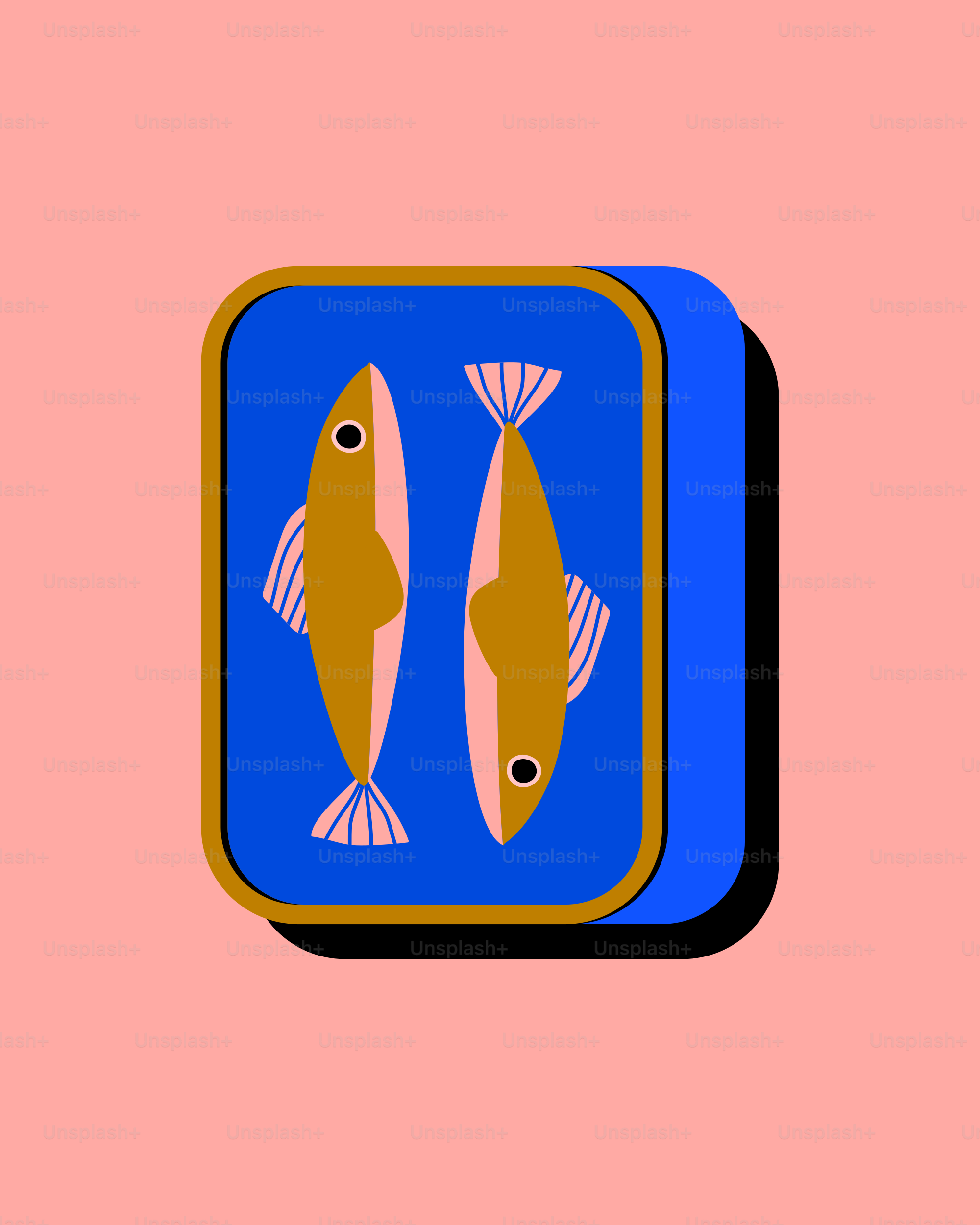 A couple of fish that are in a box vector – Minimal Image on Unsplash