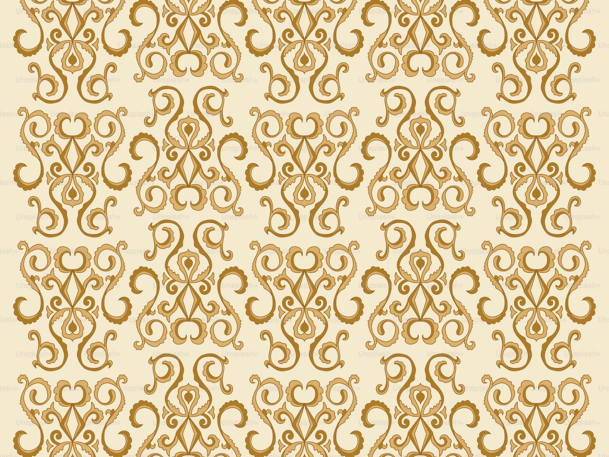 A gold and white pattern on a white background vector – Rococo Image on Unsplash