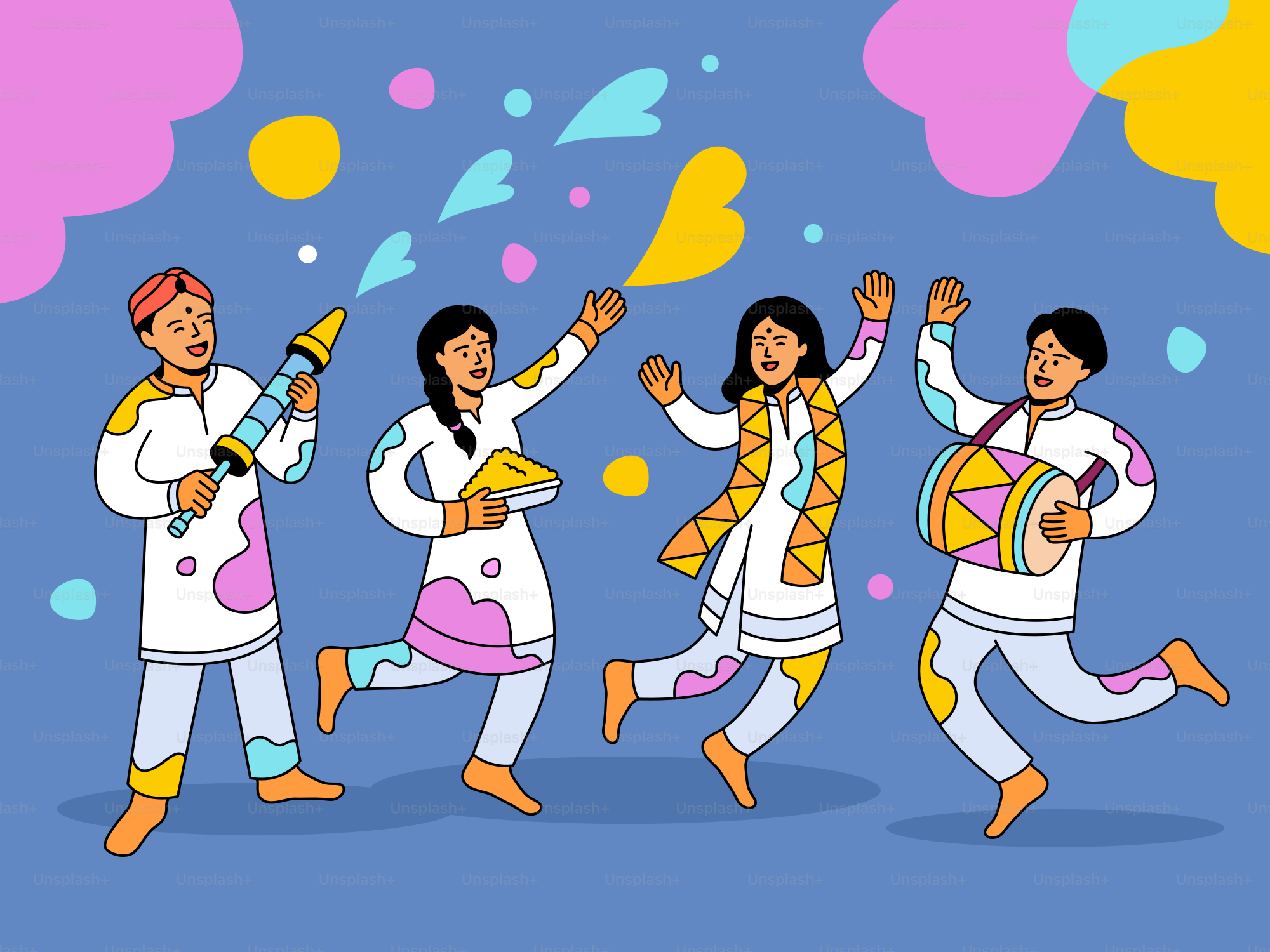 Vektor Sekelompok orang menari bersama – Gambar India di Unsplash