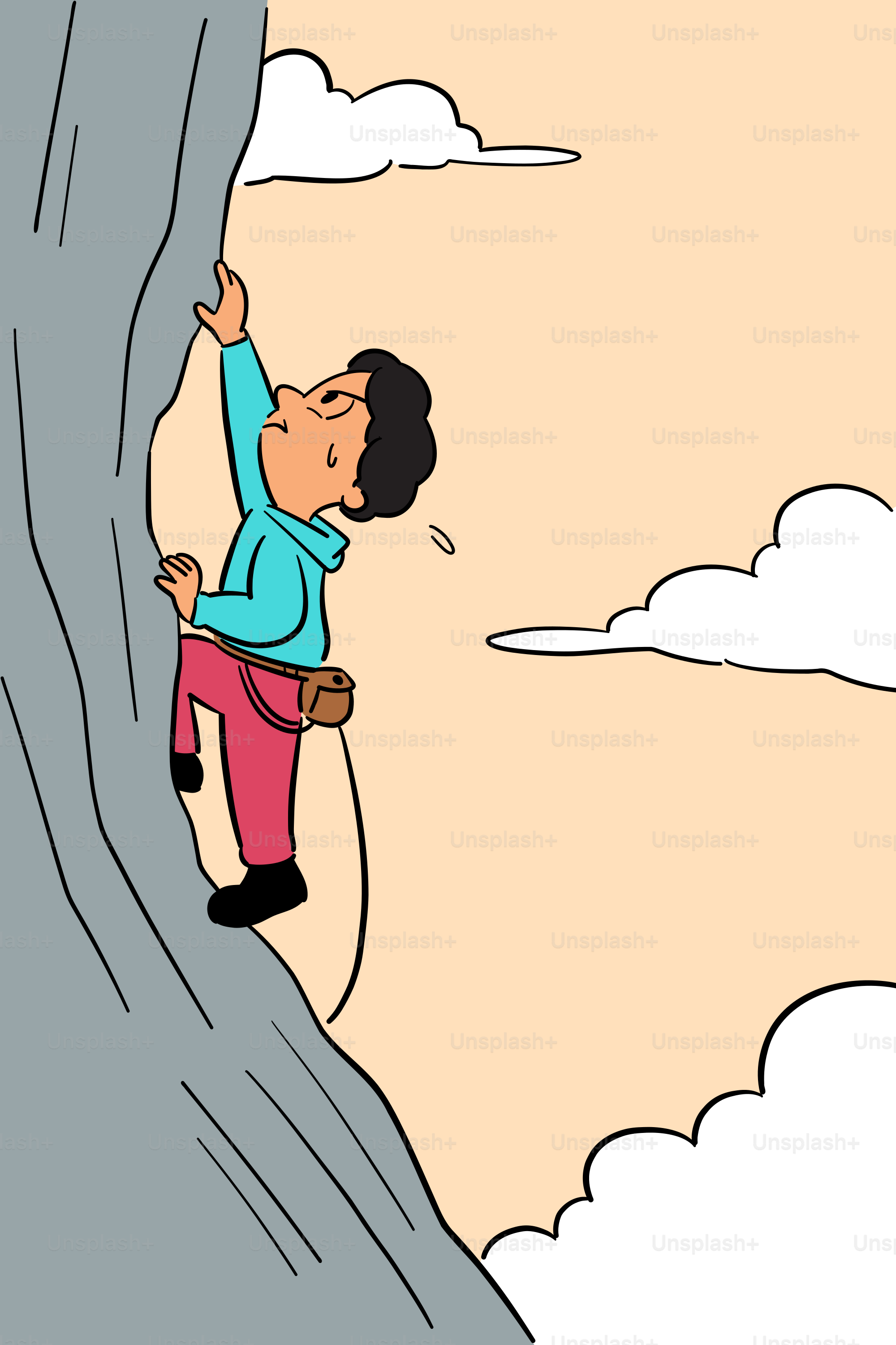 A climber is scaling a rock face. vector – Outdoor Image on Unsplash